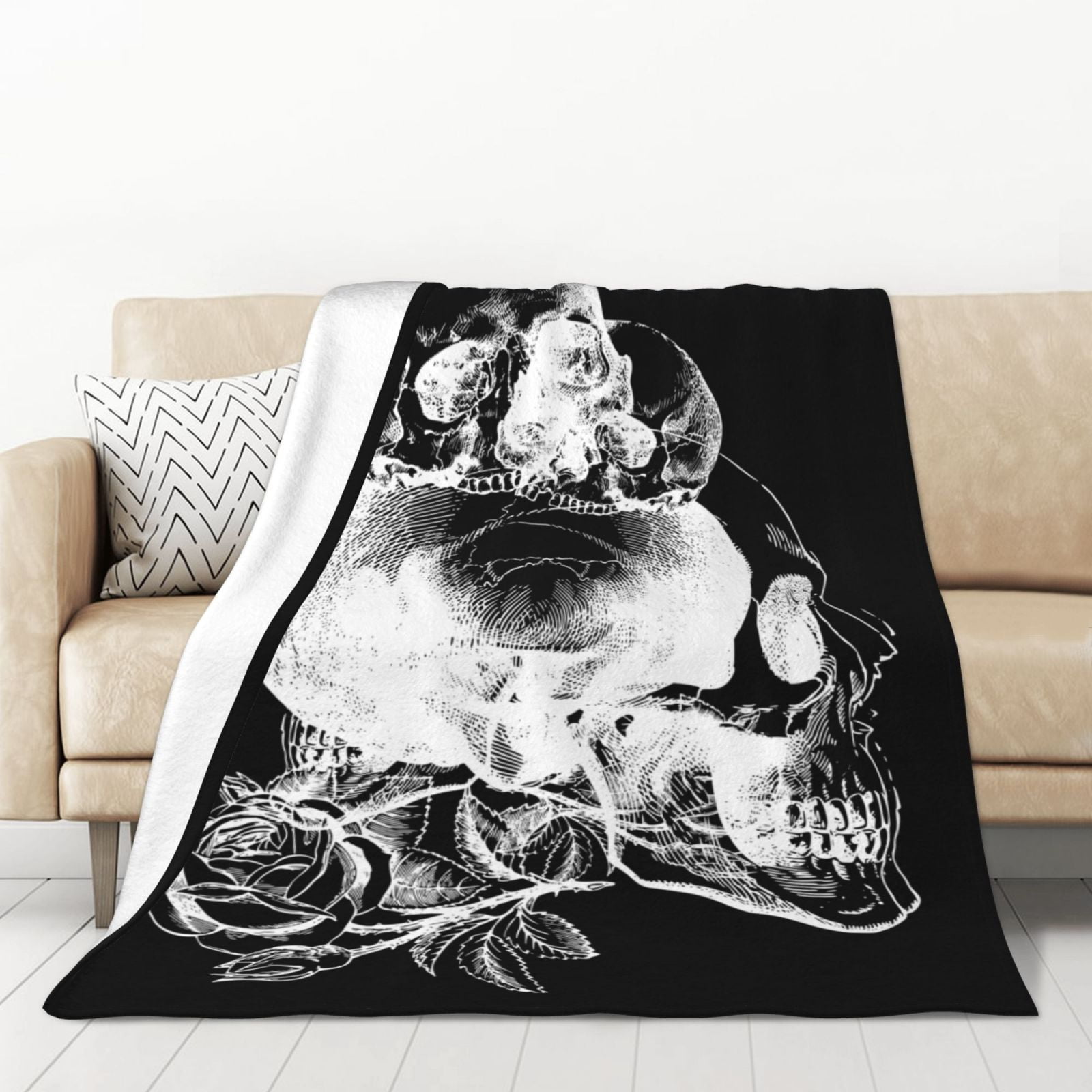 XMXT Throw Blankets, Call Skeleton Game Pattern Bed Blanket for Bedroom ...