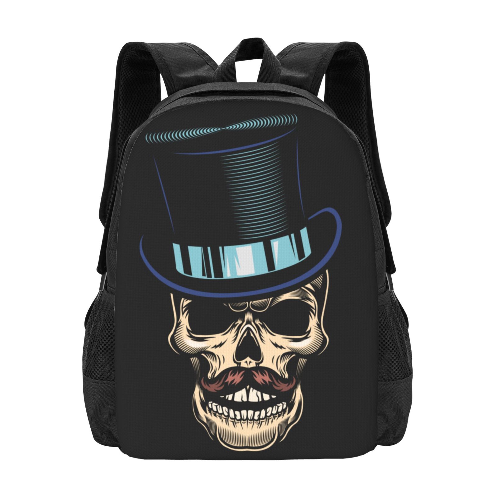 XMXT Travel Laptop Backpack for School Work, Cartoon Skeleton Magician ...