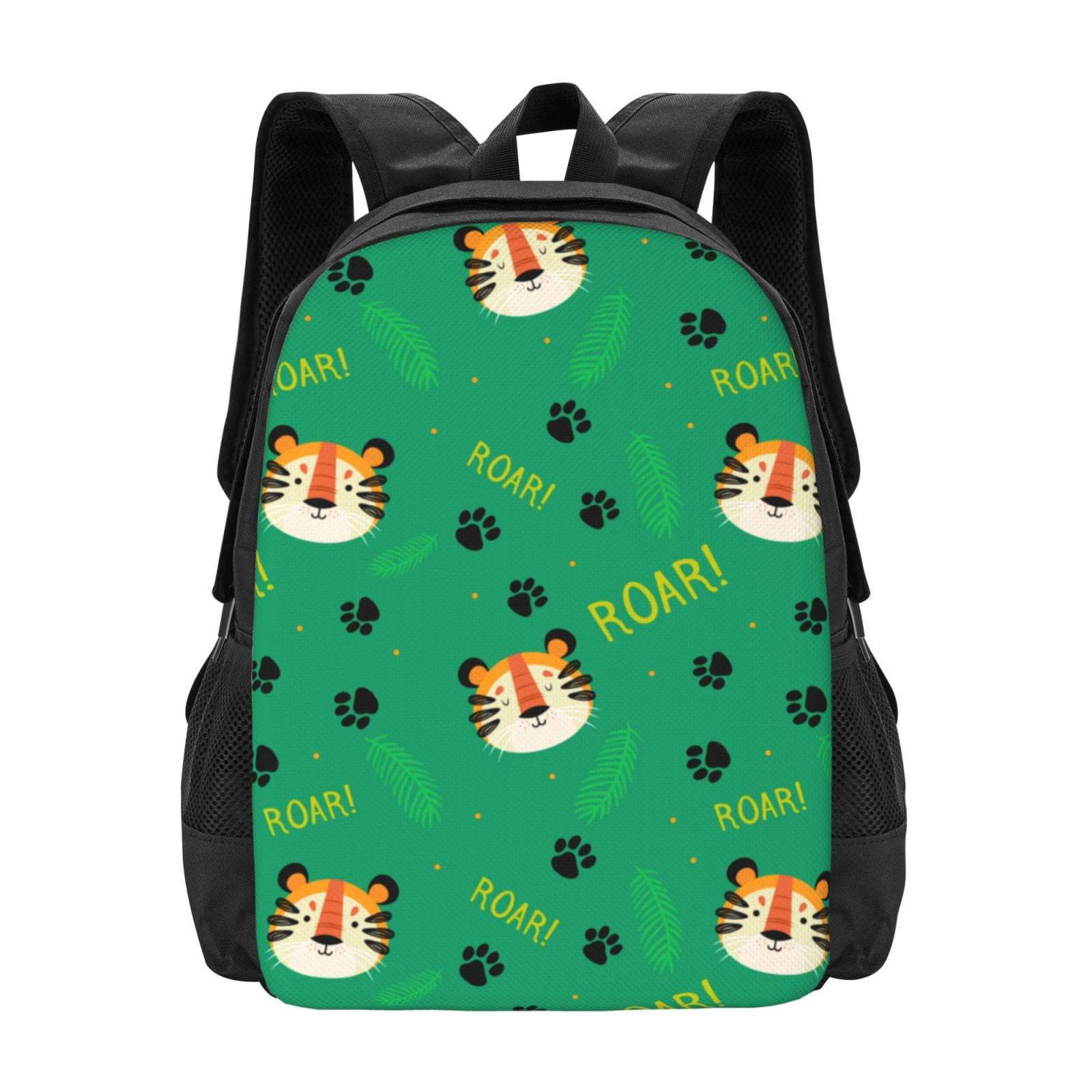 XMXT Travel Laptop Backpack for School Work, Cartoon Tiger Green ...