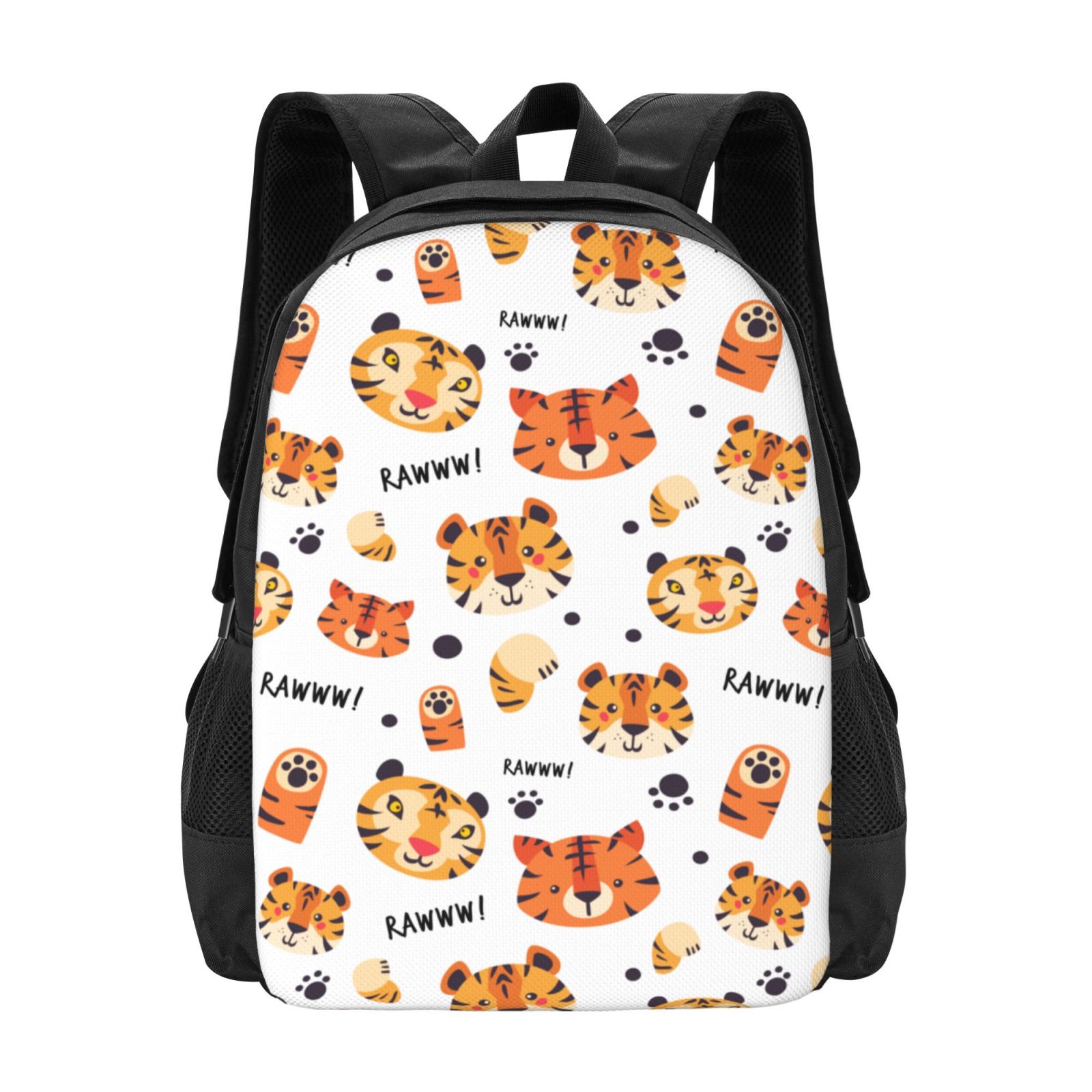 XMXT Travel Laptop Backpack for School Work, Cute Dumb Tiger Large ...