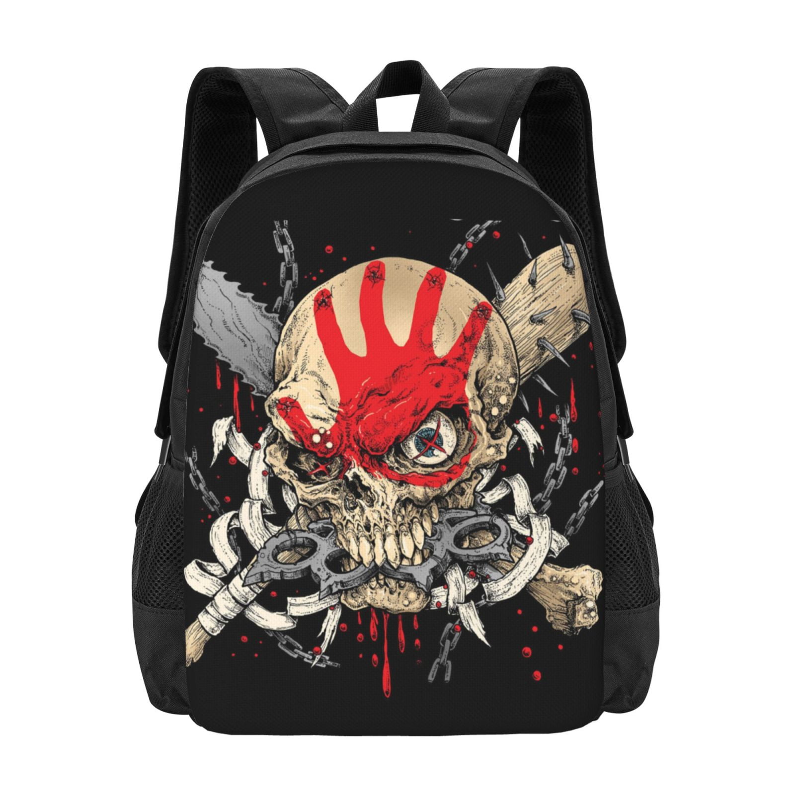 XMXT Travel Laptop Backpack for School Work, Dead Skull Ghost Creepy ...