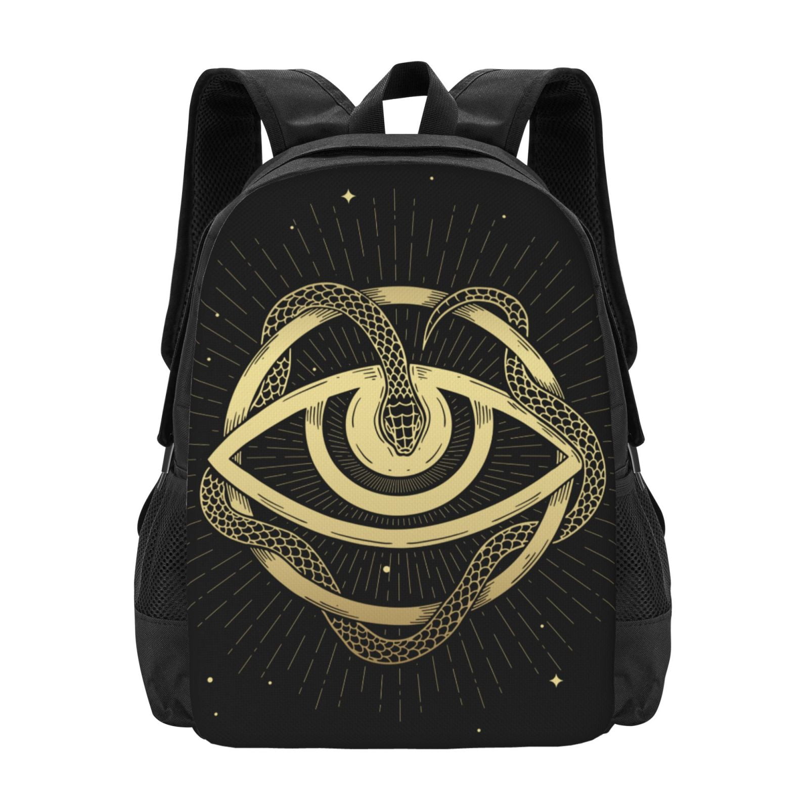 XMXT Travel Laptop Backpack for School Work, Eye Snake Illustration ...