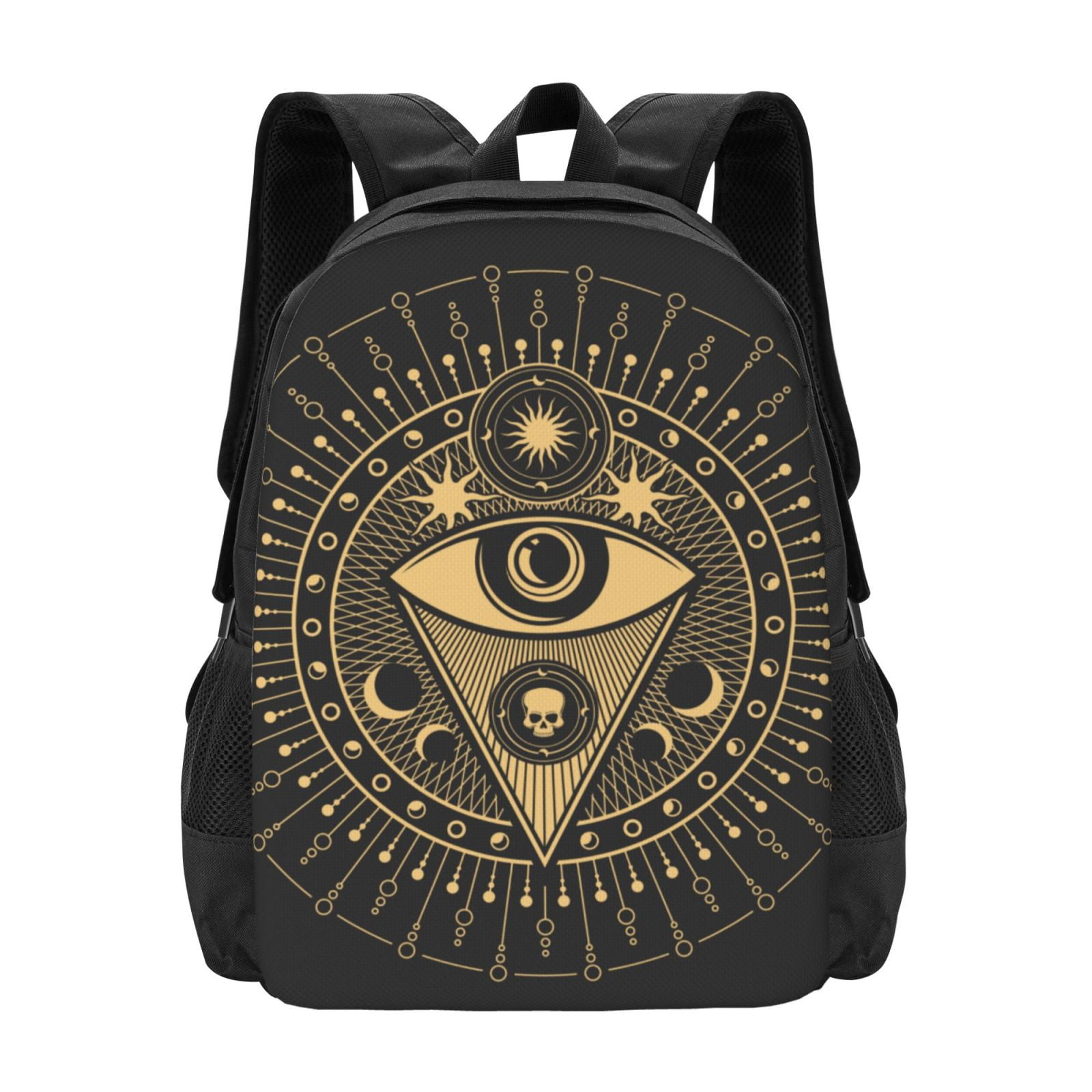 XMXT Travel Laptop Backpack for School Work, Mystic Rune Eyes Large ...
