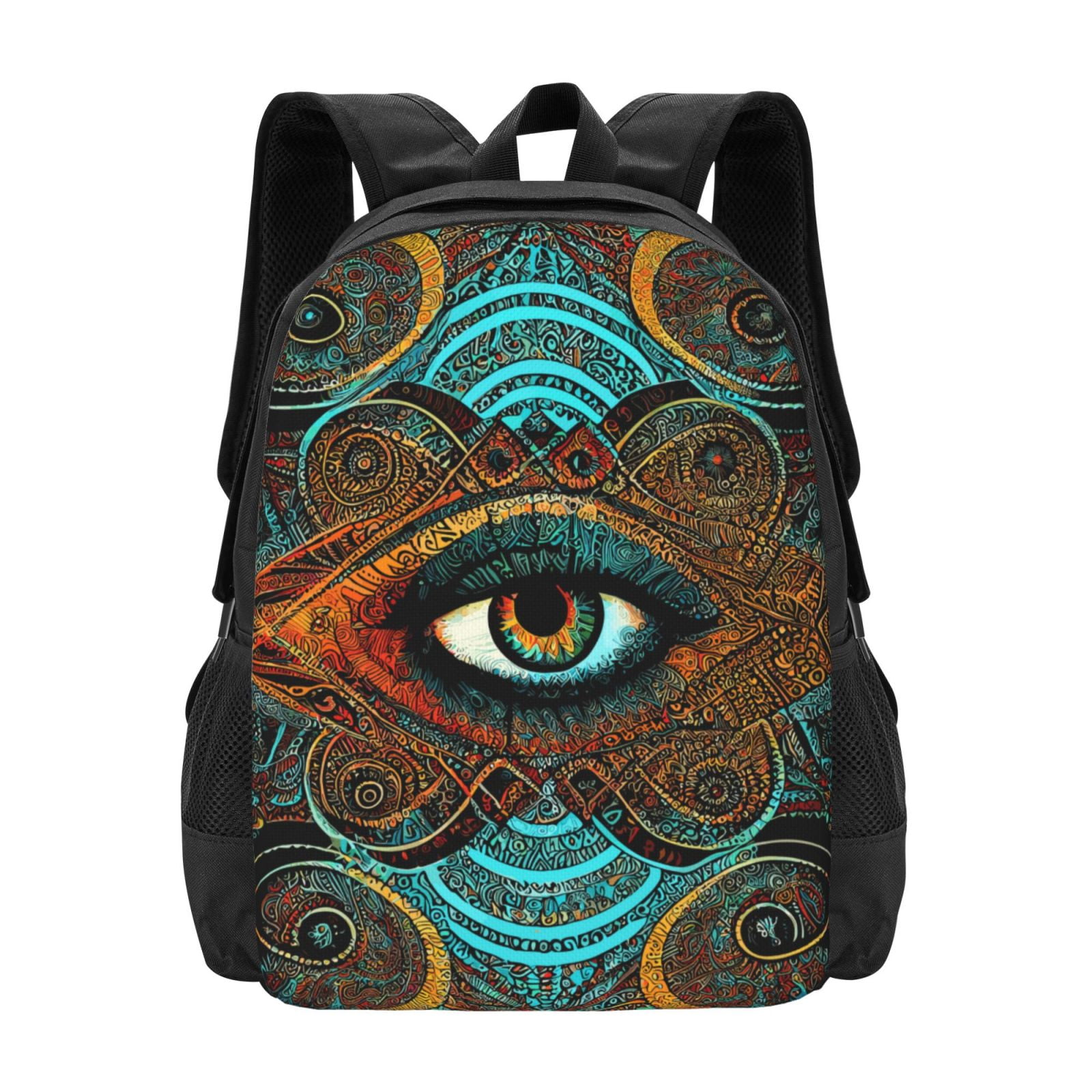XMXT Travel Laptop Backpack for School Work, Persian Eye Print Large ...