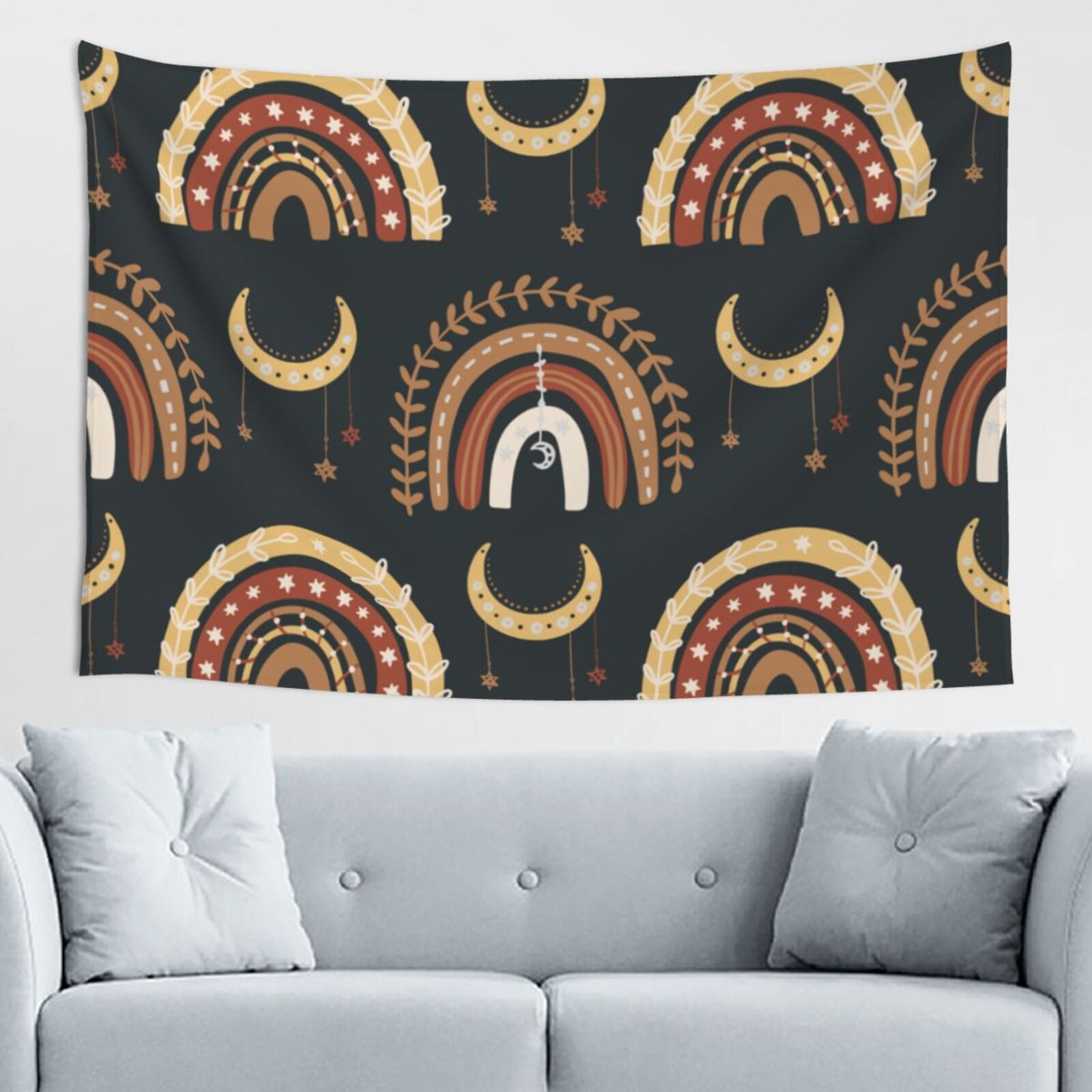 XMXT Wall Tapestry, Boho Moon Deco Print Wall Decor Tapestry for ...