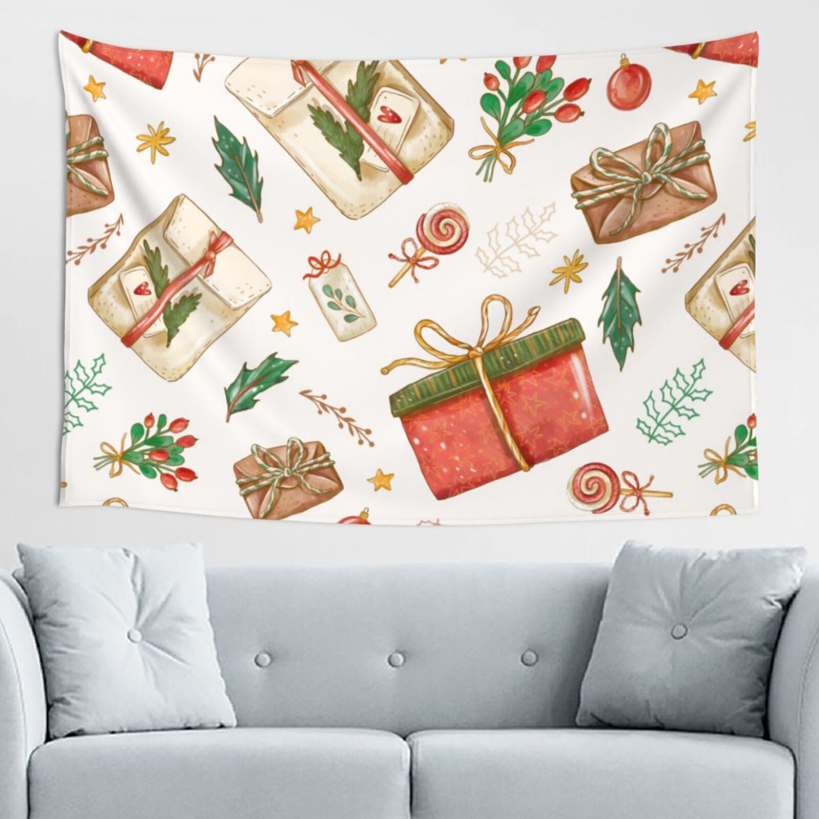 XMXT Wall Tapestry Hanging, Watercolor Realistic Gift Wall Decor ...