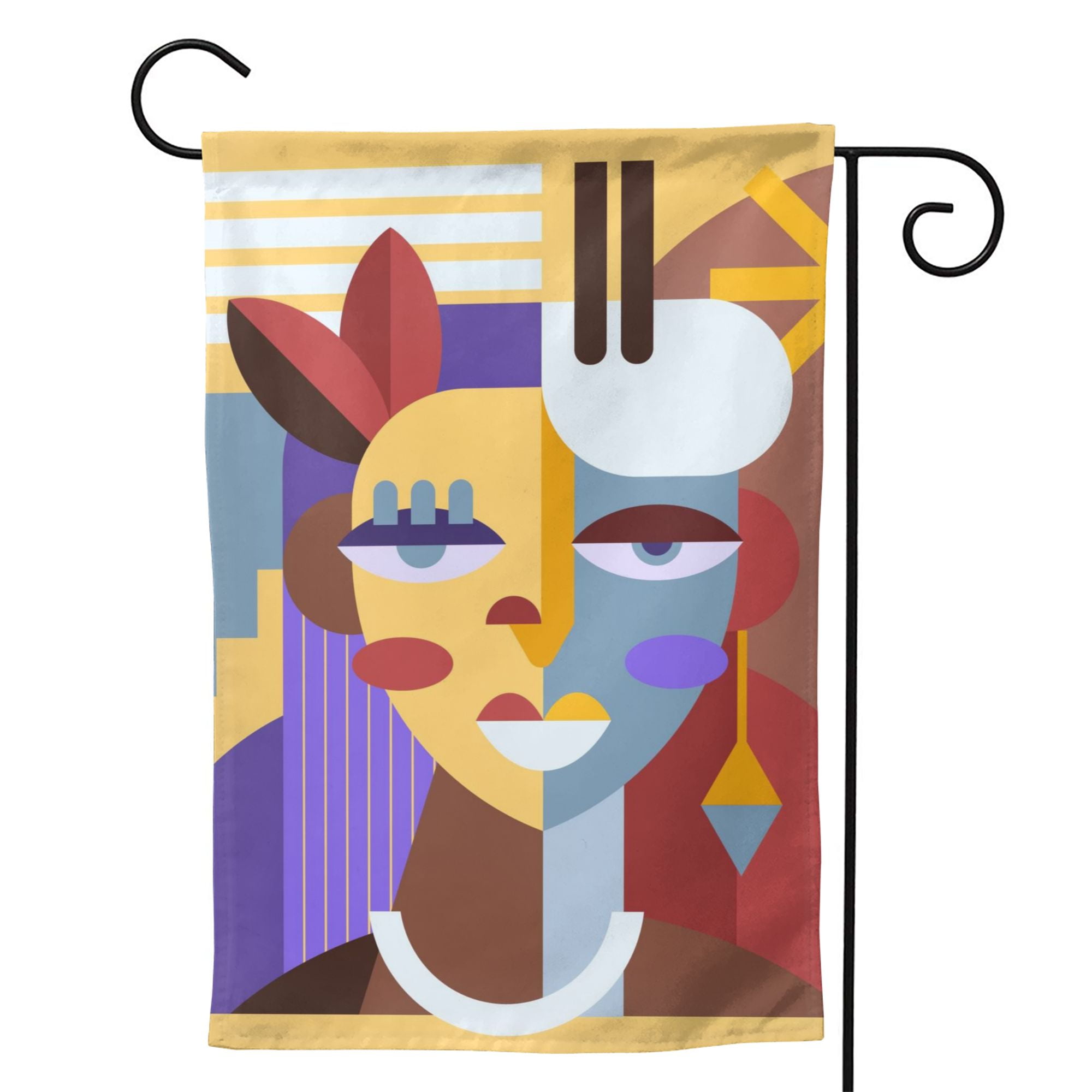 XMXY Abstract African Cute Female Garden Flags Double Sided,Farmhouse ...
