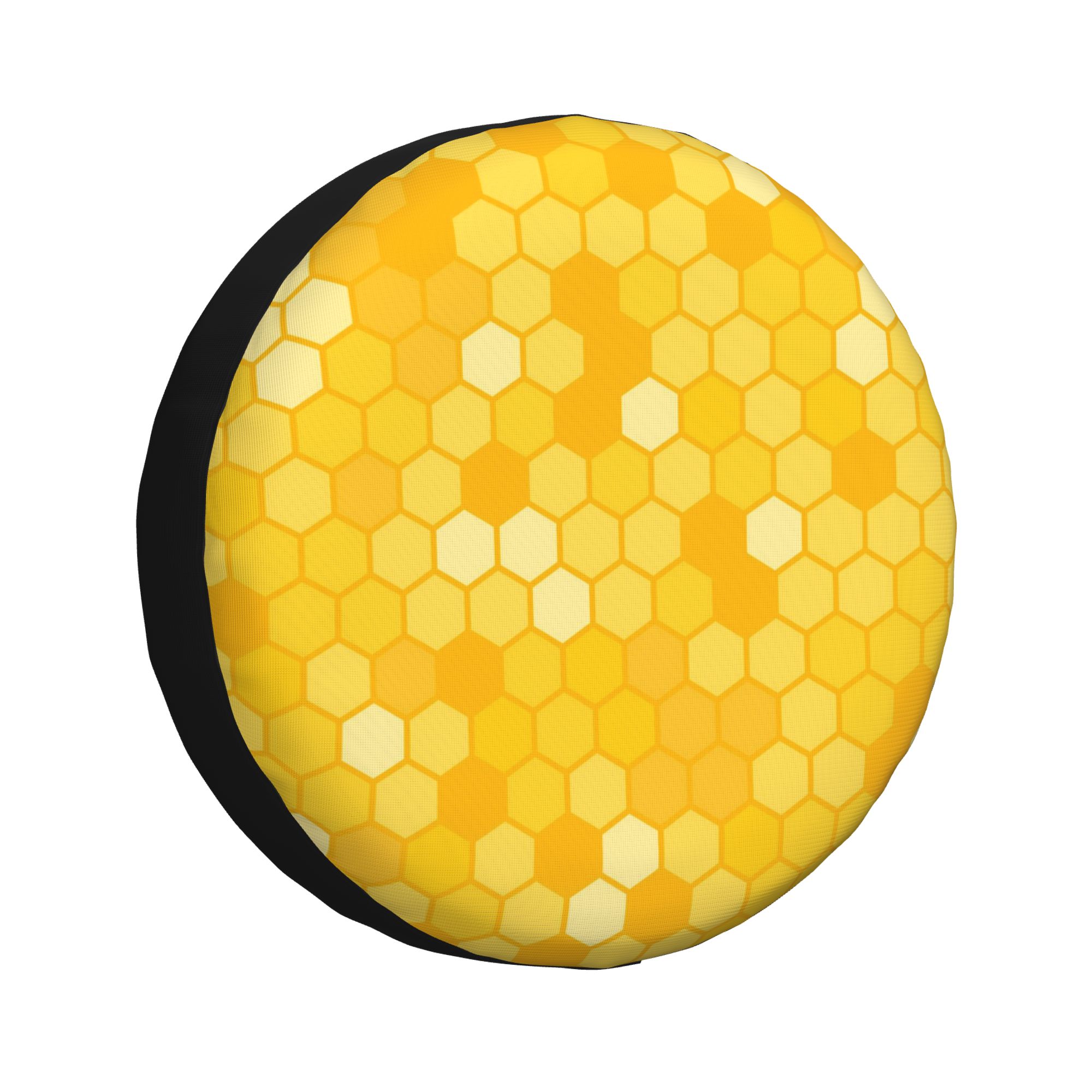 XMXY Abstract Hexagonal Grid Bee Honey Spare Tire Cover, Universal ...