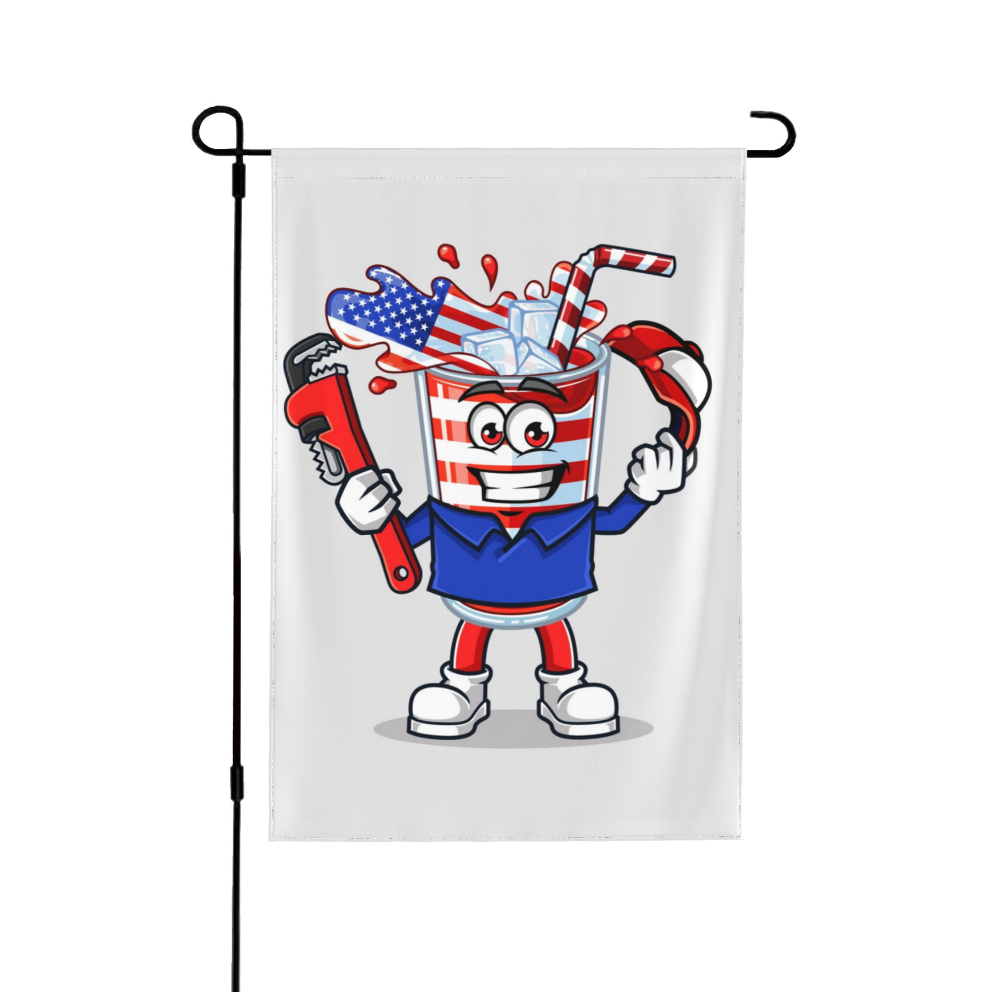 XMXY America Cool Drink Garden Flags Double Sided,Farmhouse Holiday ...