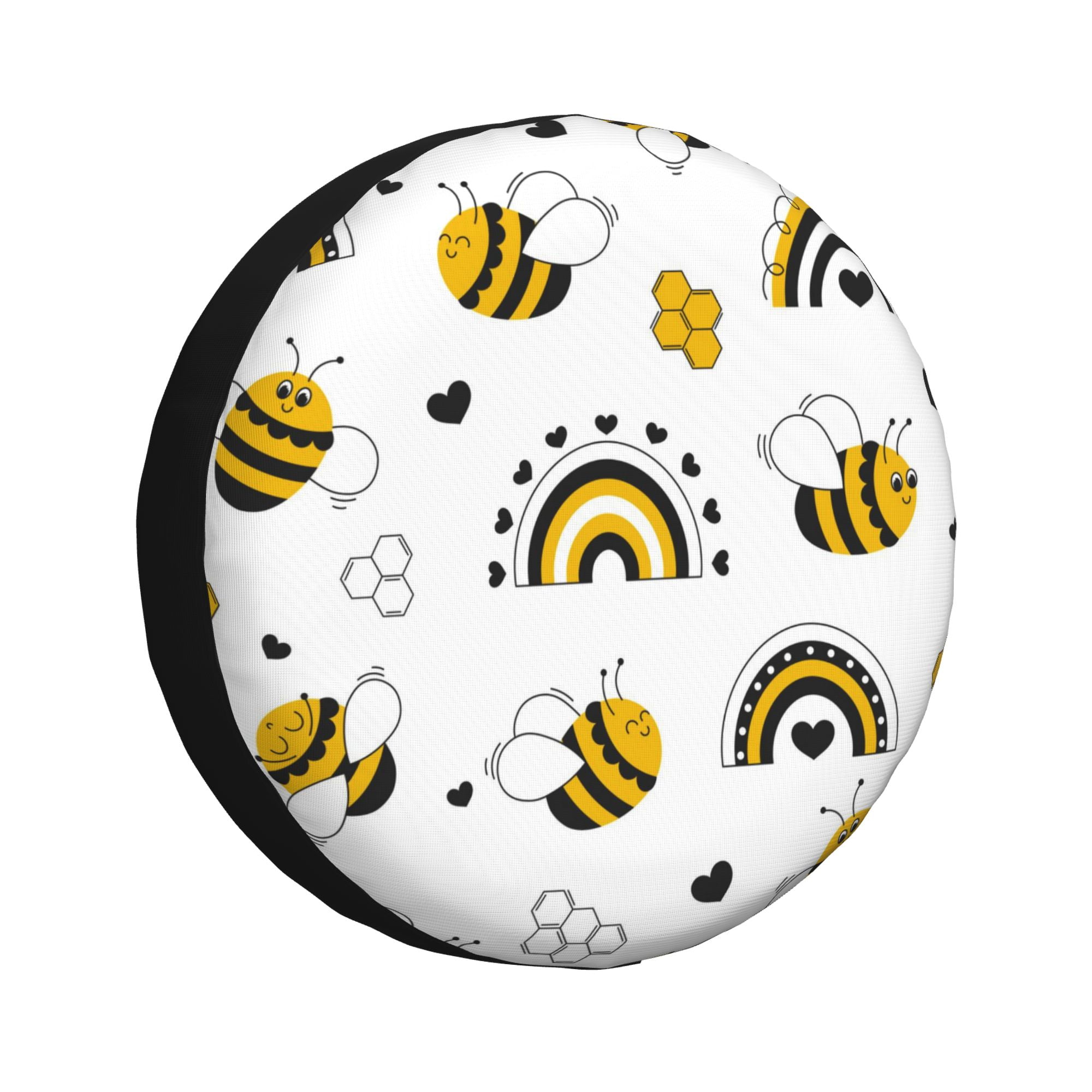 XMXY Beautiful Rainbow Honey Bees Spare Tire Cover, Universal ...