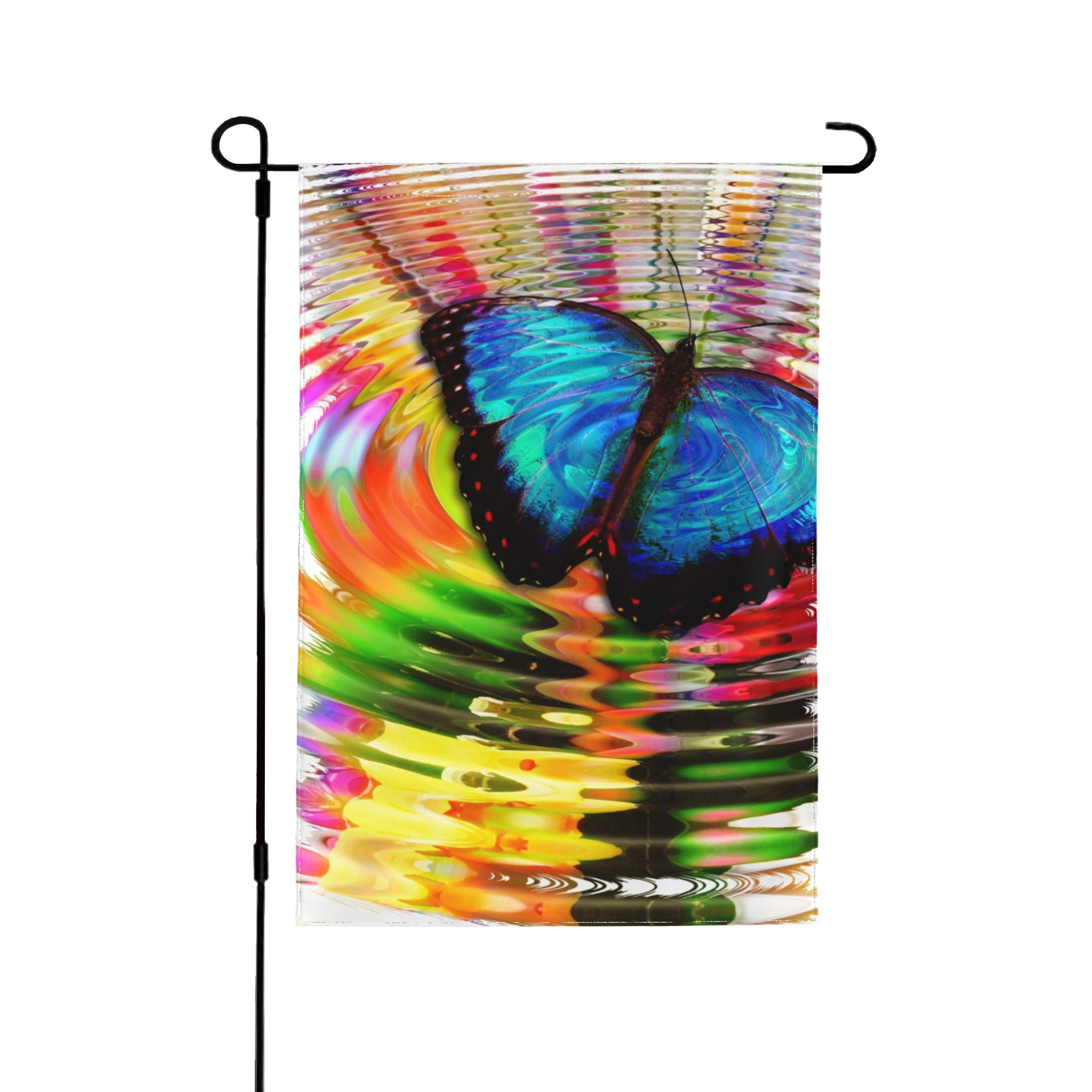 XMXY Blue Morpho Butterfly Garden Flags Double Sided,Farmhouse Holiday ...