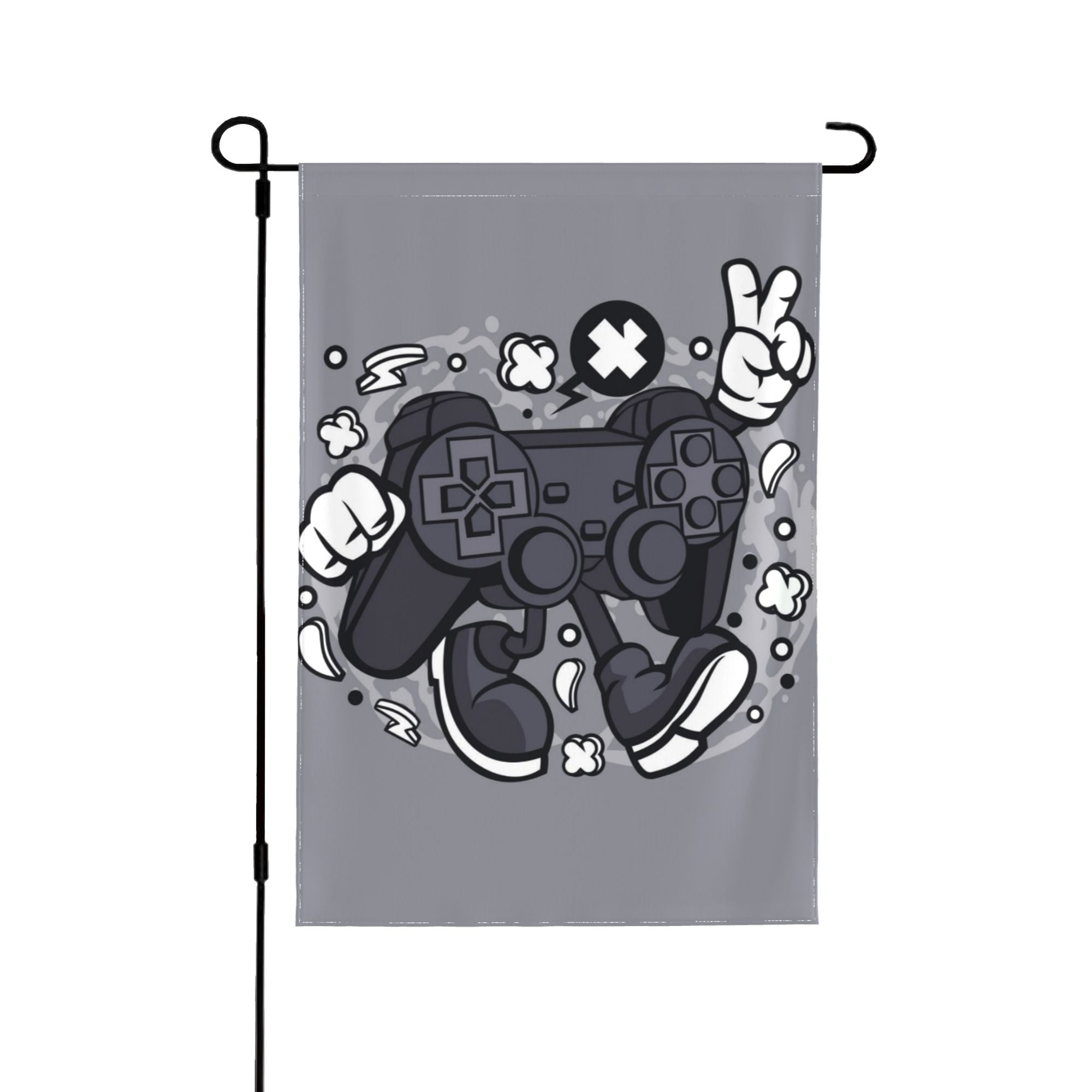 XMXY Cartoon Gamer Garden Flags Double Sided,Farmhouse Holiday Yard ...
