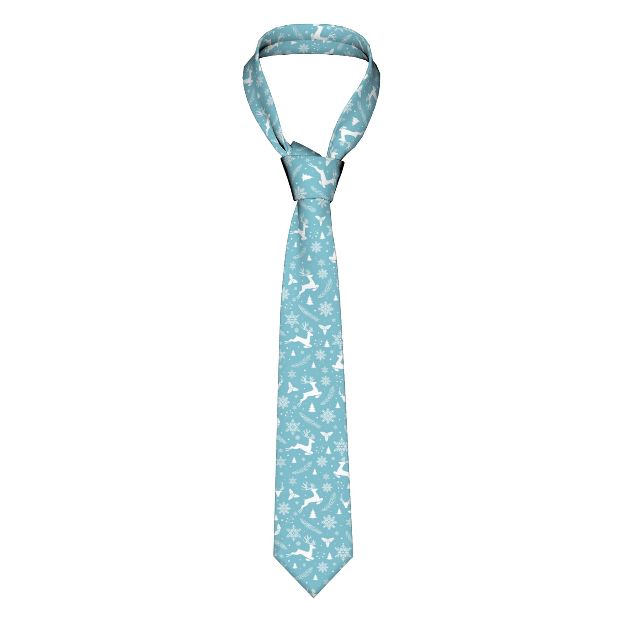 XMXY Christmas Snowman Santa Reindeer Men'S Necktie Ties , Formal ...