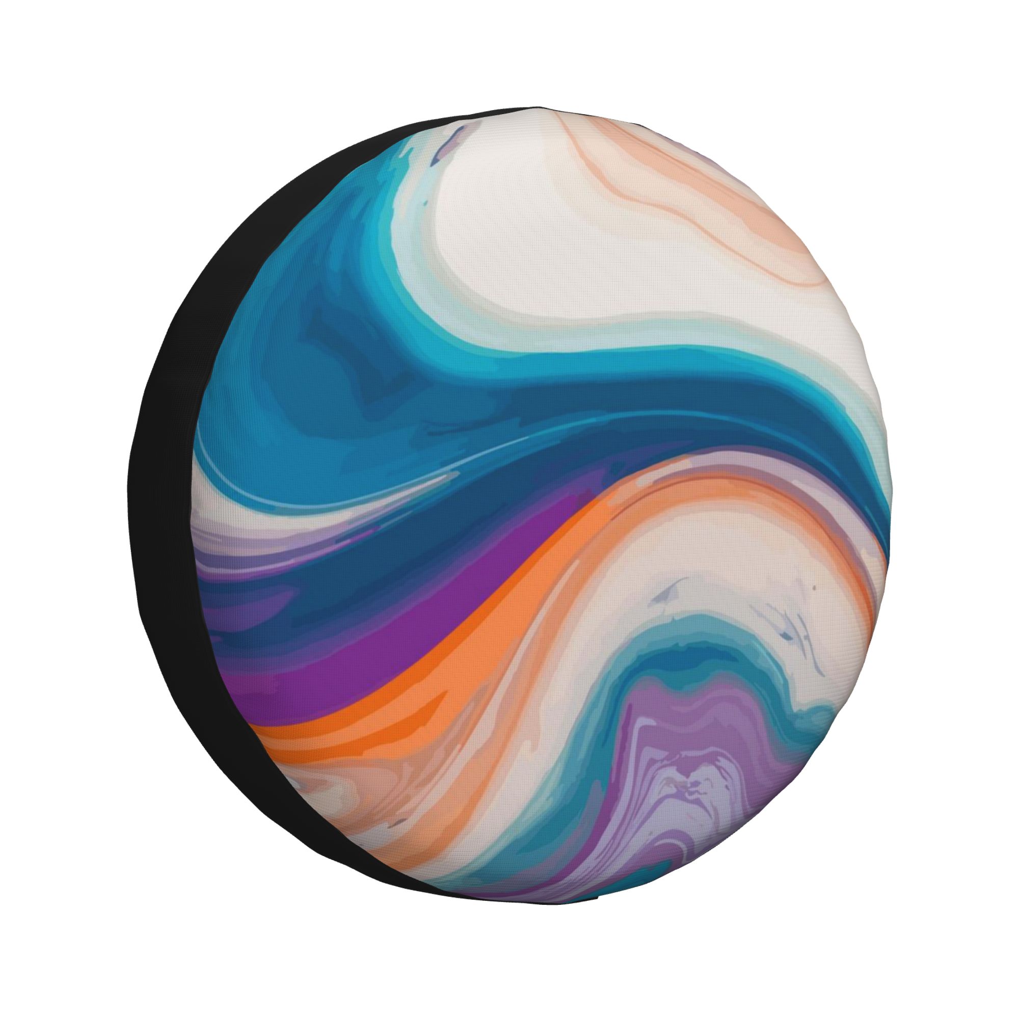 XMXY Colourful Marble Wallpaper Spare Tire Cover, Universal Waterproof ...