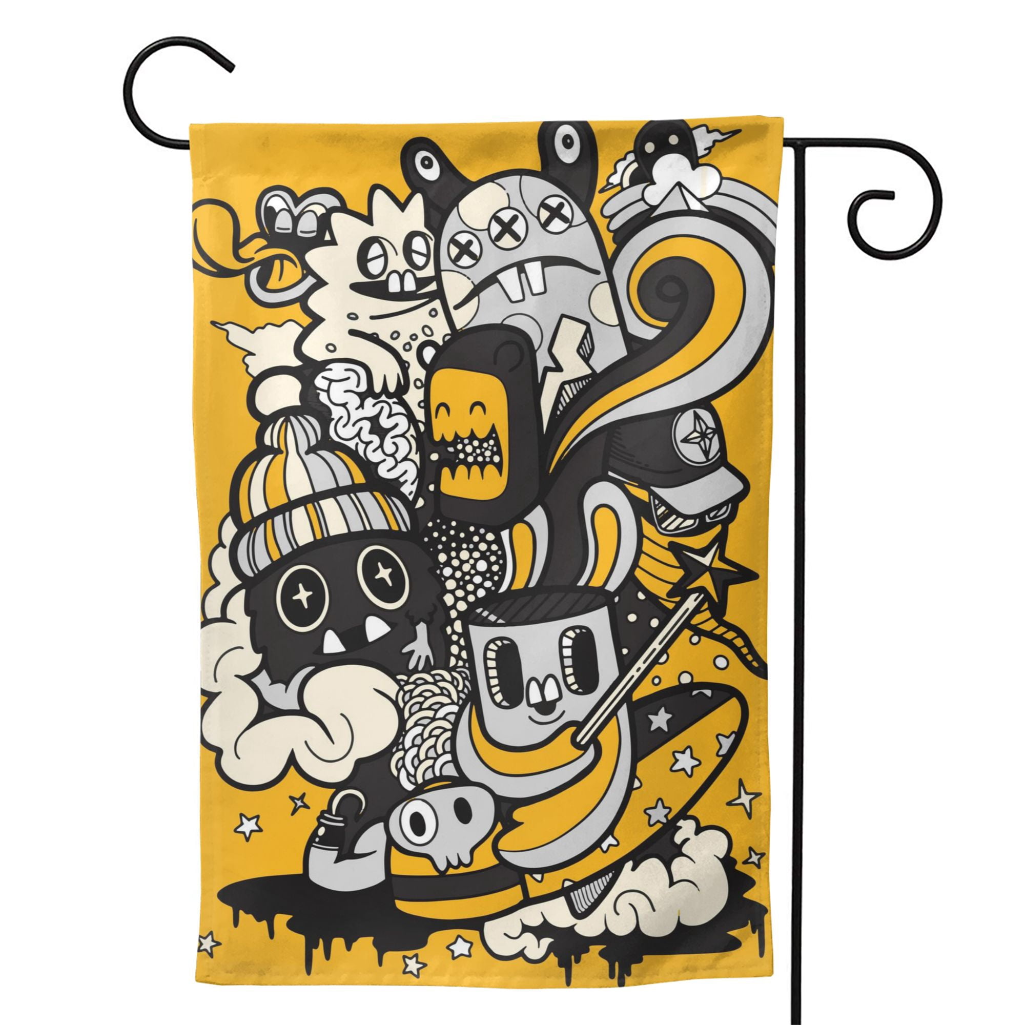 XMXY Cute Candy Scary Monsters Garden Flags Double Sided,Farmhouse ...