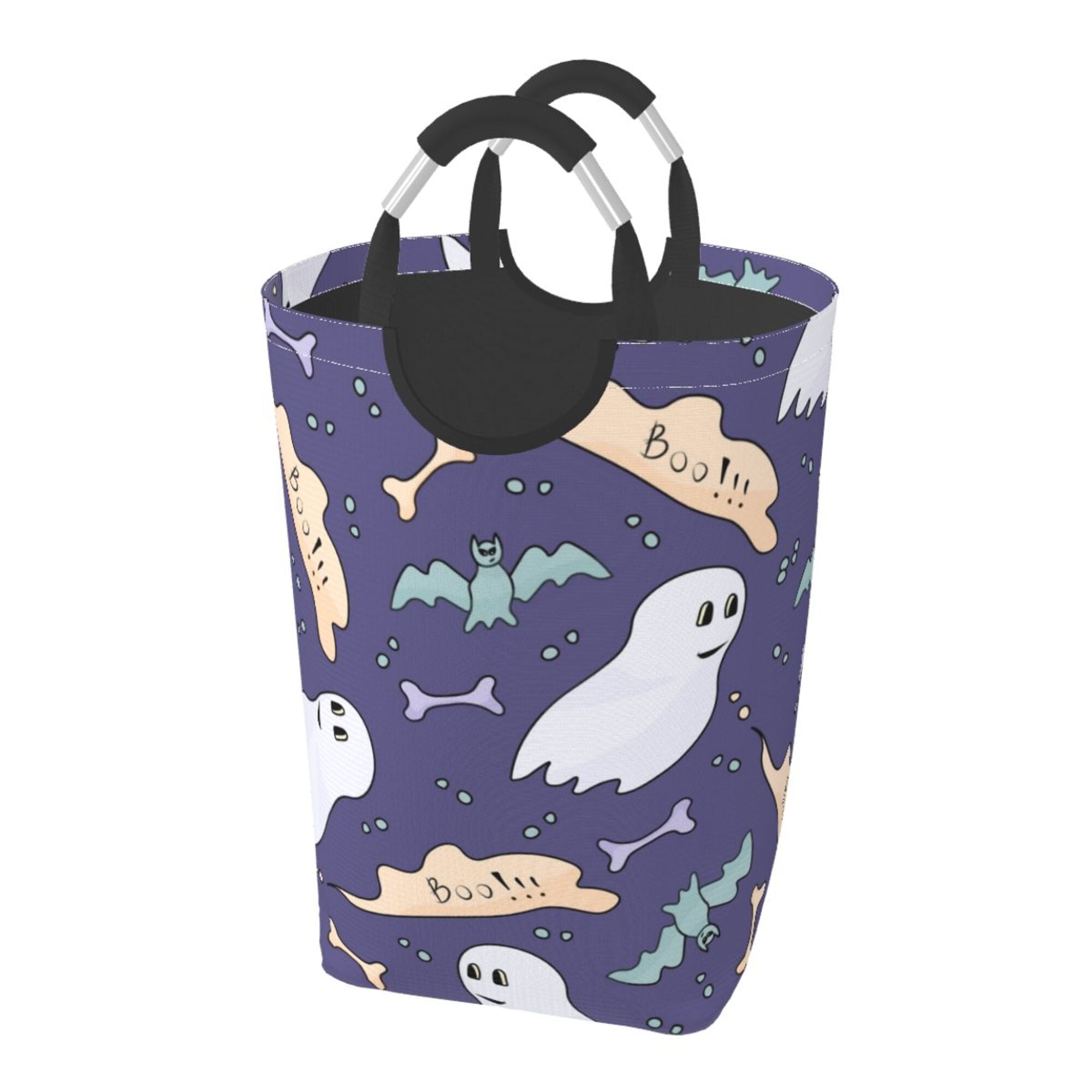 XMXY Cute Ghost Funny Bat Rectangular Laundry Basket Organizer ...