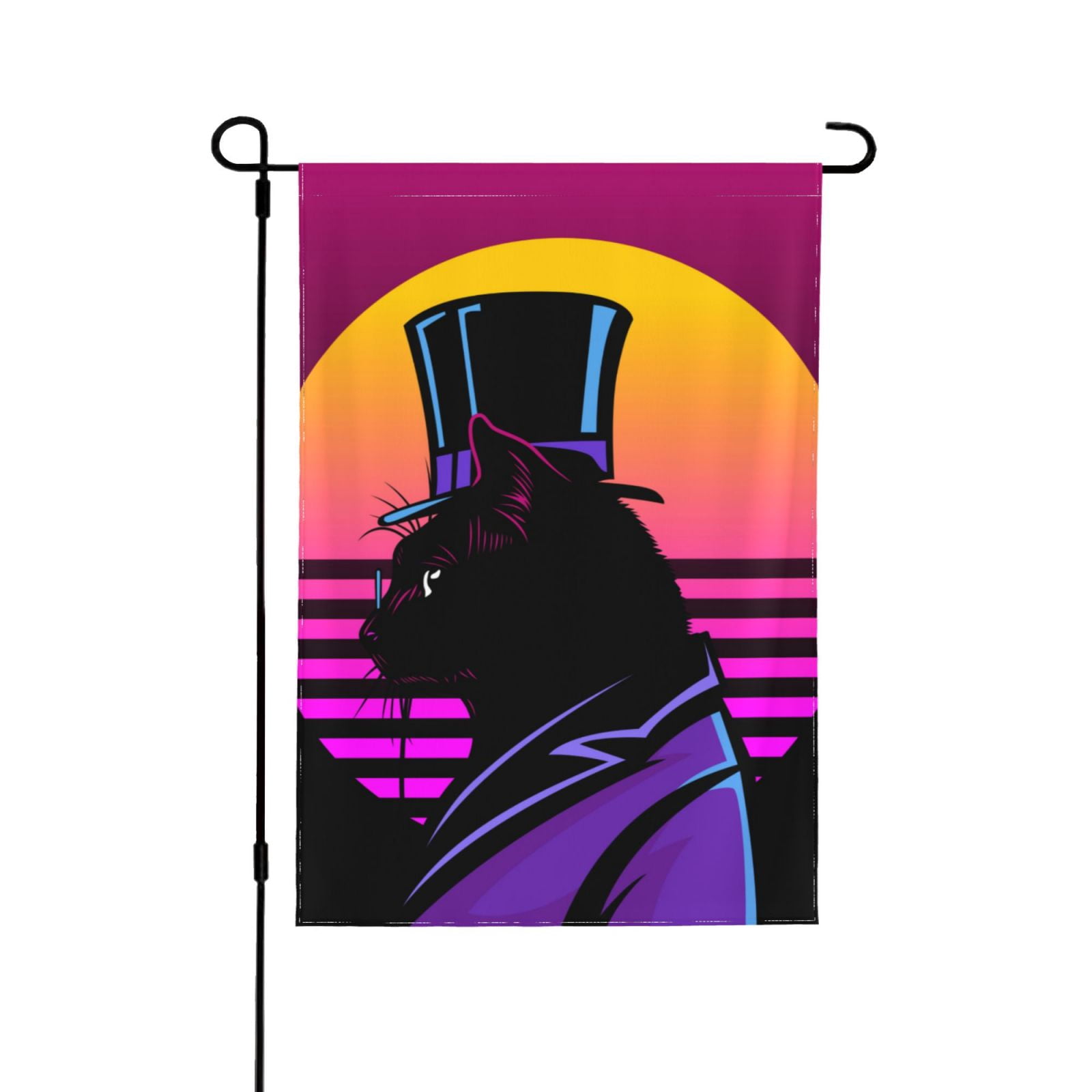 XMXY Cyberpunk Tuxedo Cat Garden Flags Double Sided,Farmhouse Holiday ...