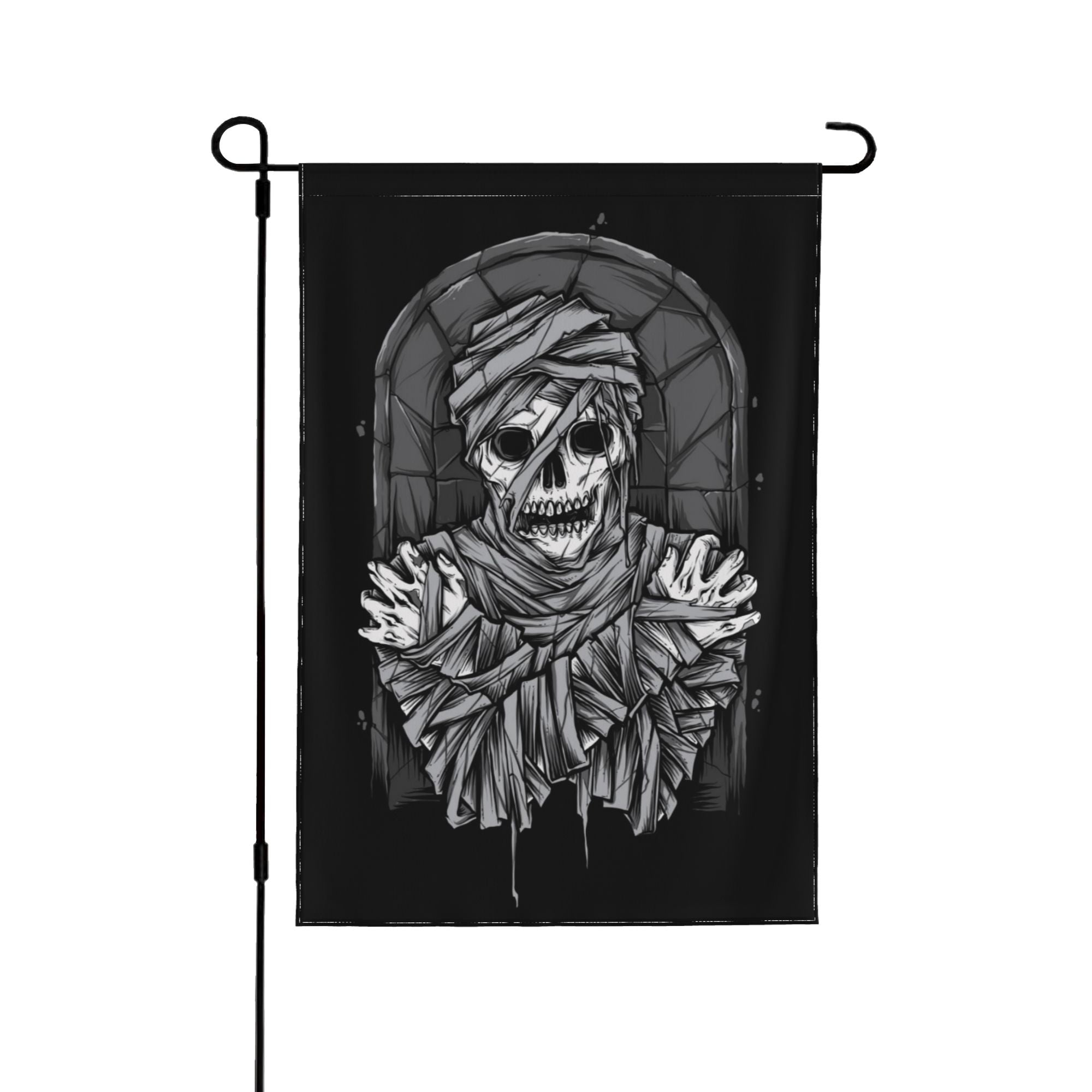 XMXY Dangerous Scary Skulls Garden Flags Double Sided,Farmhouse Holiday ...