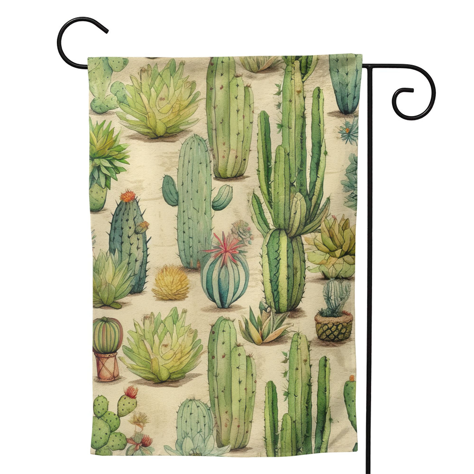 XMXY Desert Cactus Plants Garden Flags Double Sided,Farmhouse Holiday ...