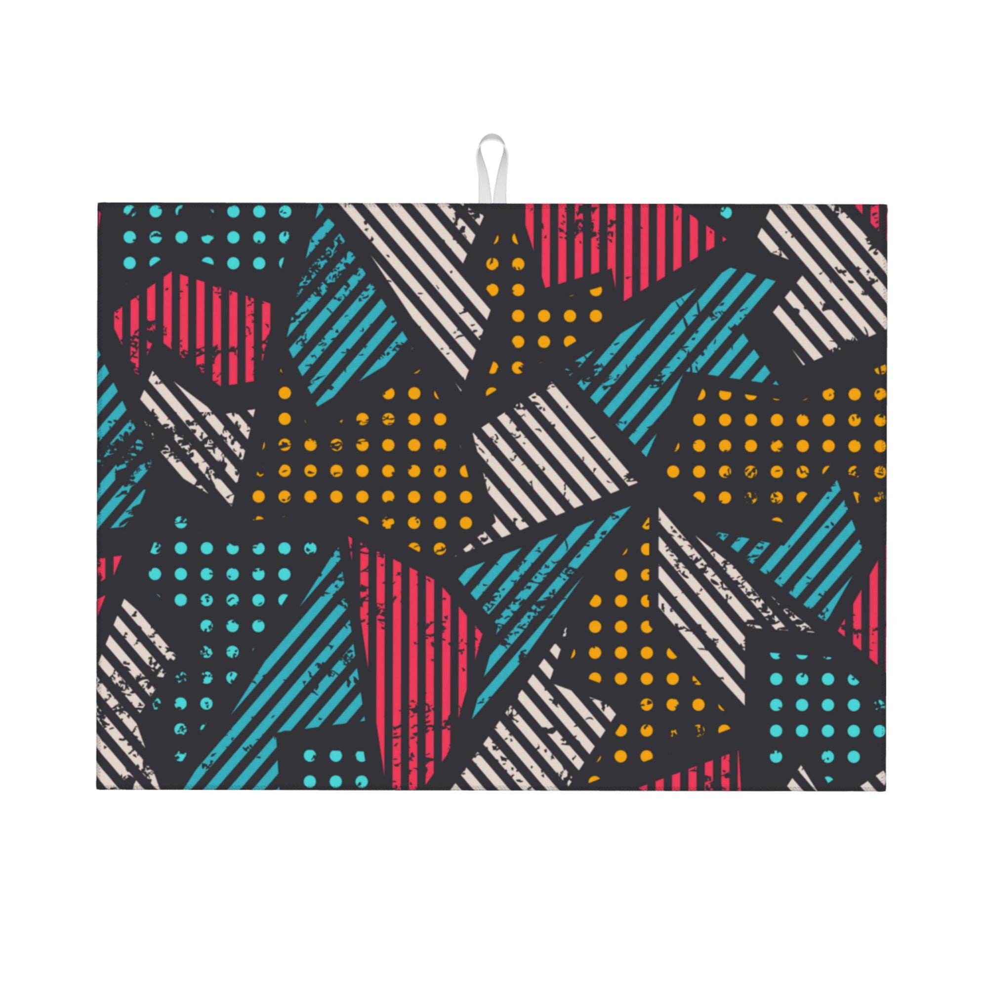 XMXY Dish Drying Mat for Kitchen Counter, Vintage Versatile Paisley ...