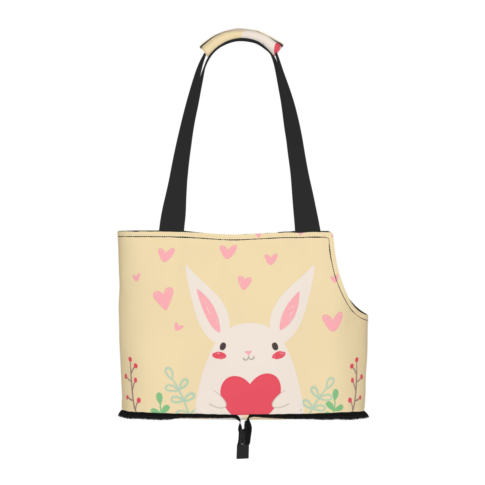 XMXY Dog and Cat Sling Carrier, Collapsible Soft Pouch Rabbit Heart Pet ...