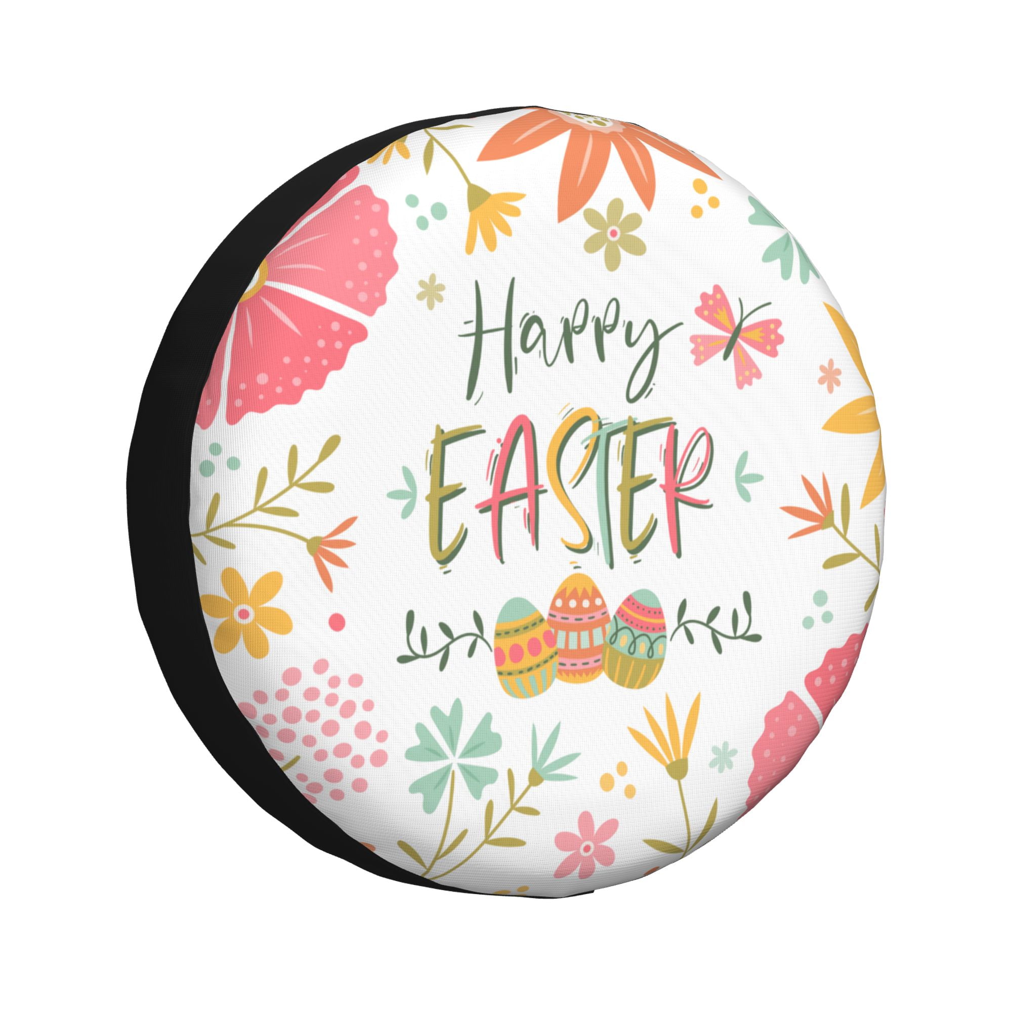 XMXY Easter Eggs Bloom Floral Spare Tire Cover, Universal Waterproof ...