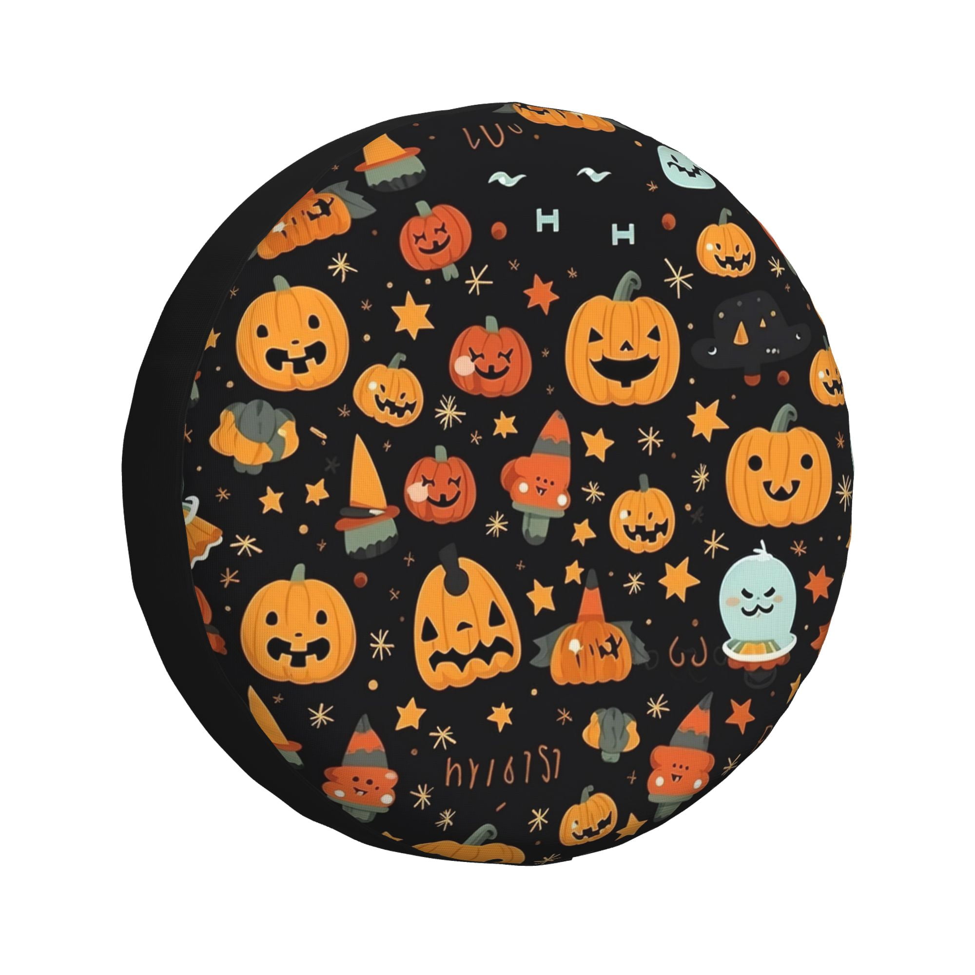 XMXY Evil Horror Spooky Pumpkin Spare Tire Cover, Universal Waterproof ...