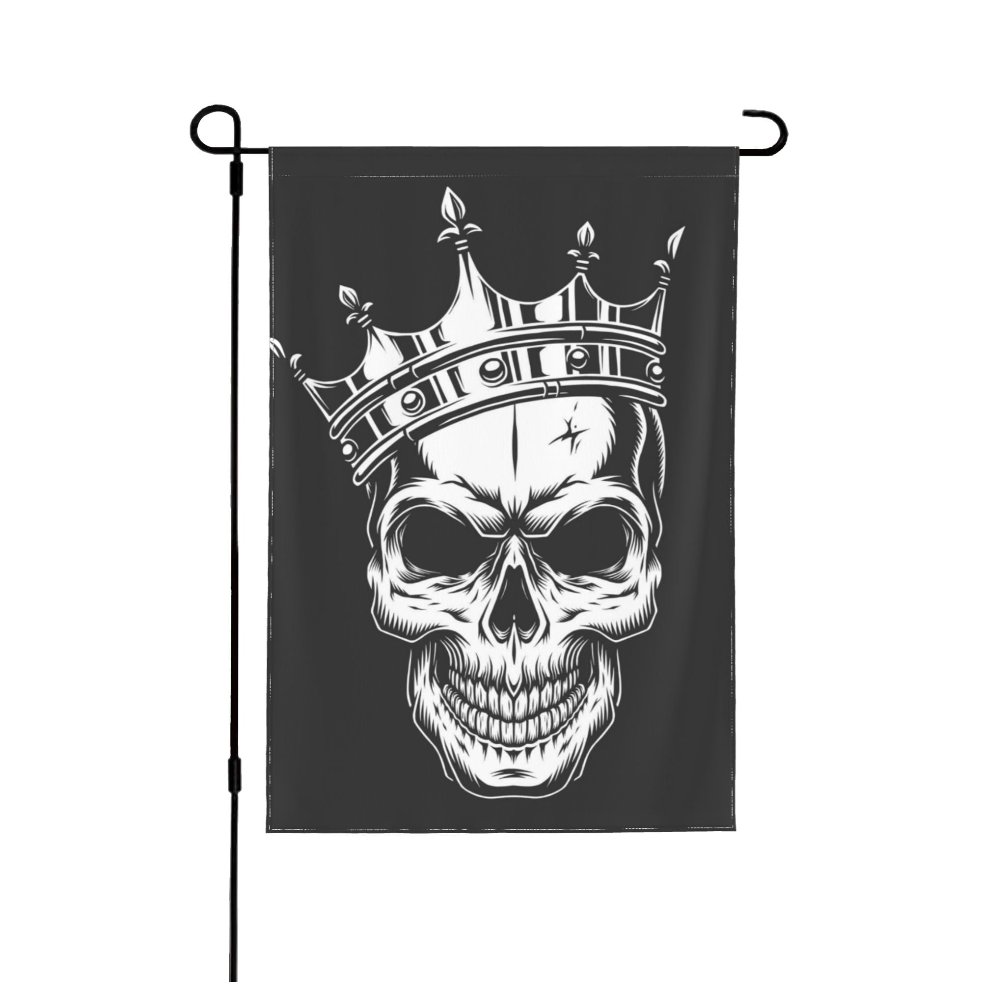 XMXY Evil Skeleton King Garden Flags Double Sided,Farmhouse Holiday ...