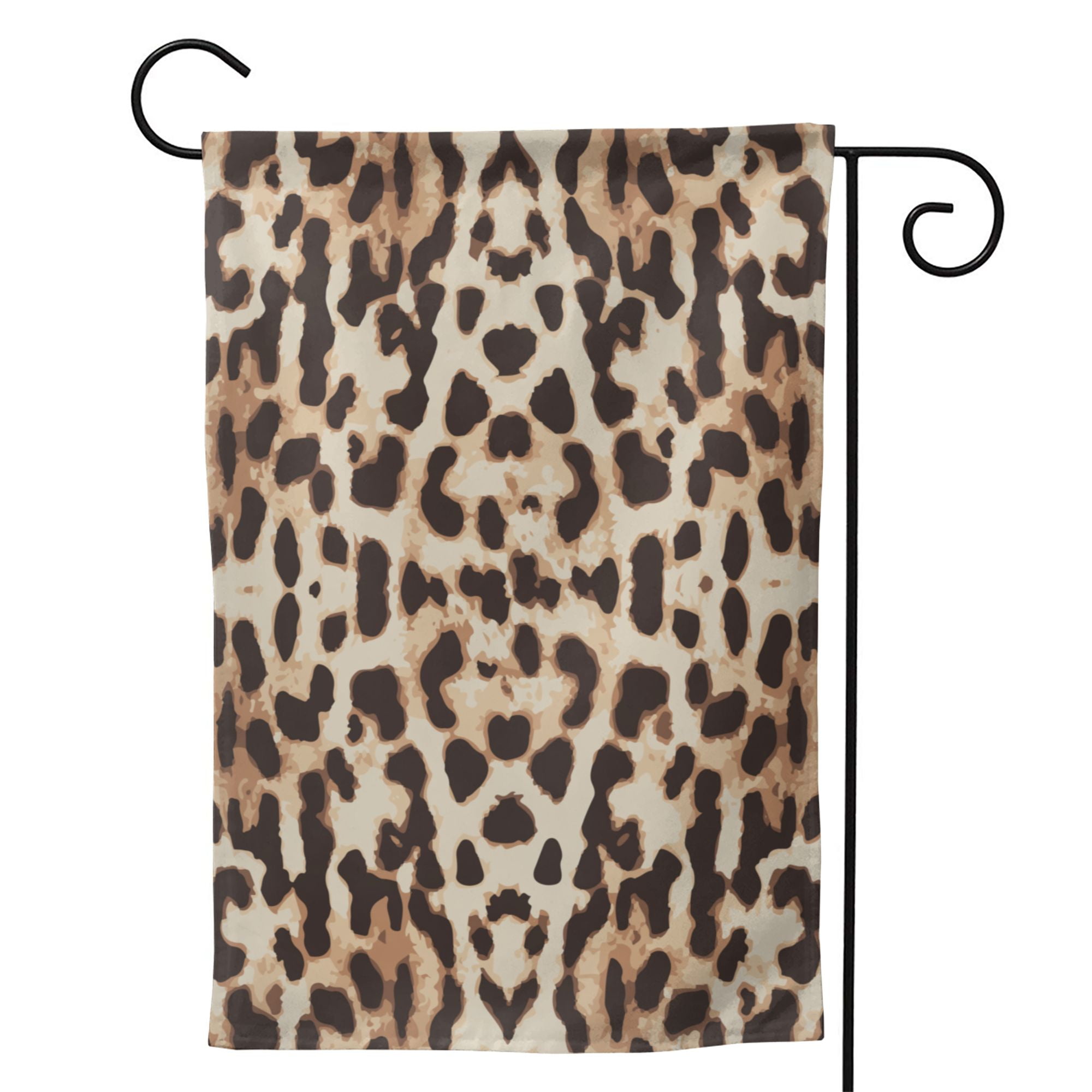 XMXY Funky Leopard Print Garden Flags Double Sided,Farmhouse Holiday ...