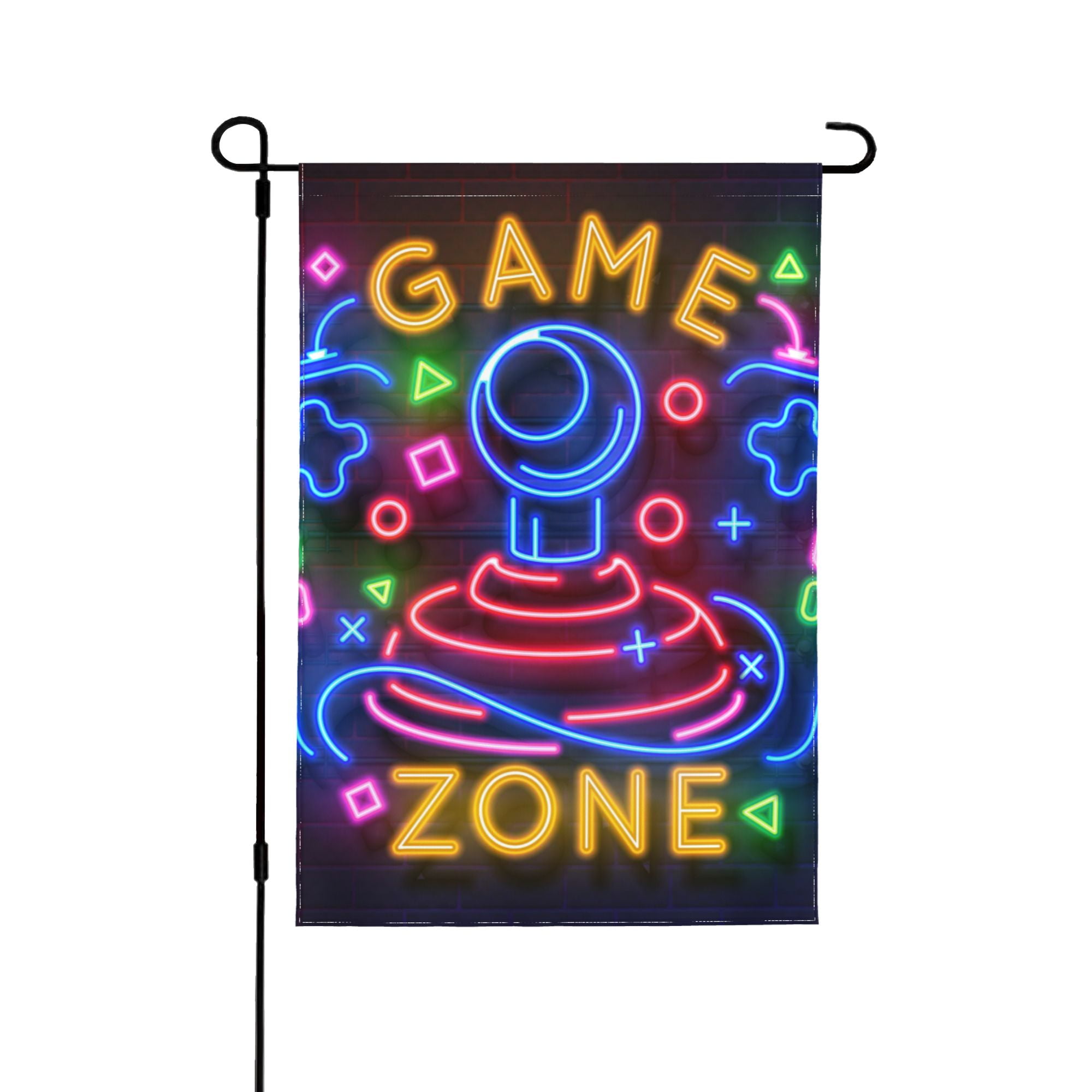 XMXY Gaming Zone Joystick Garden Flags Double Sided,Farmhouse Holiday ...