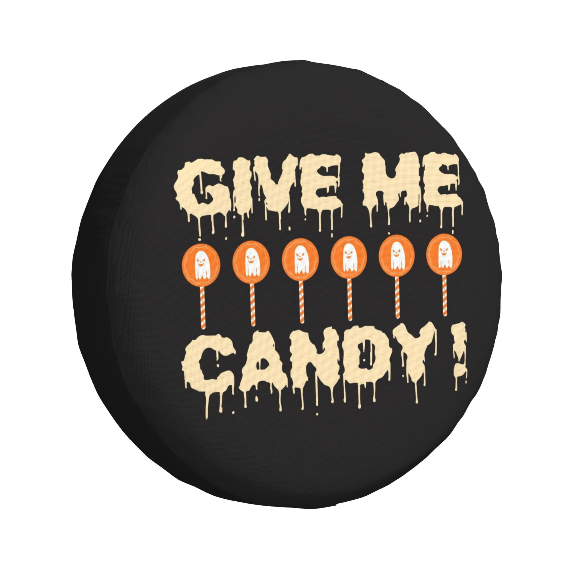 XMXY Give Me Candy Scary Ghost Spare Tire Cover, Universal Waterproof ...