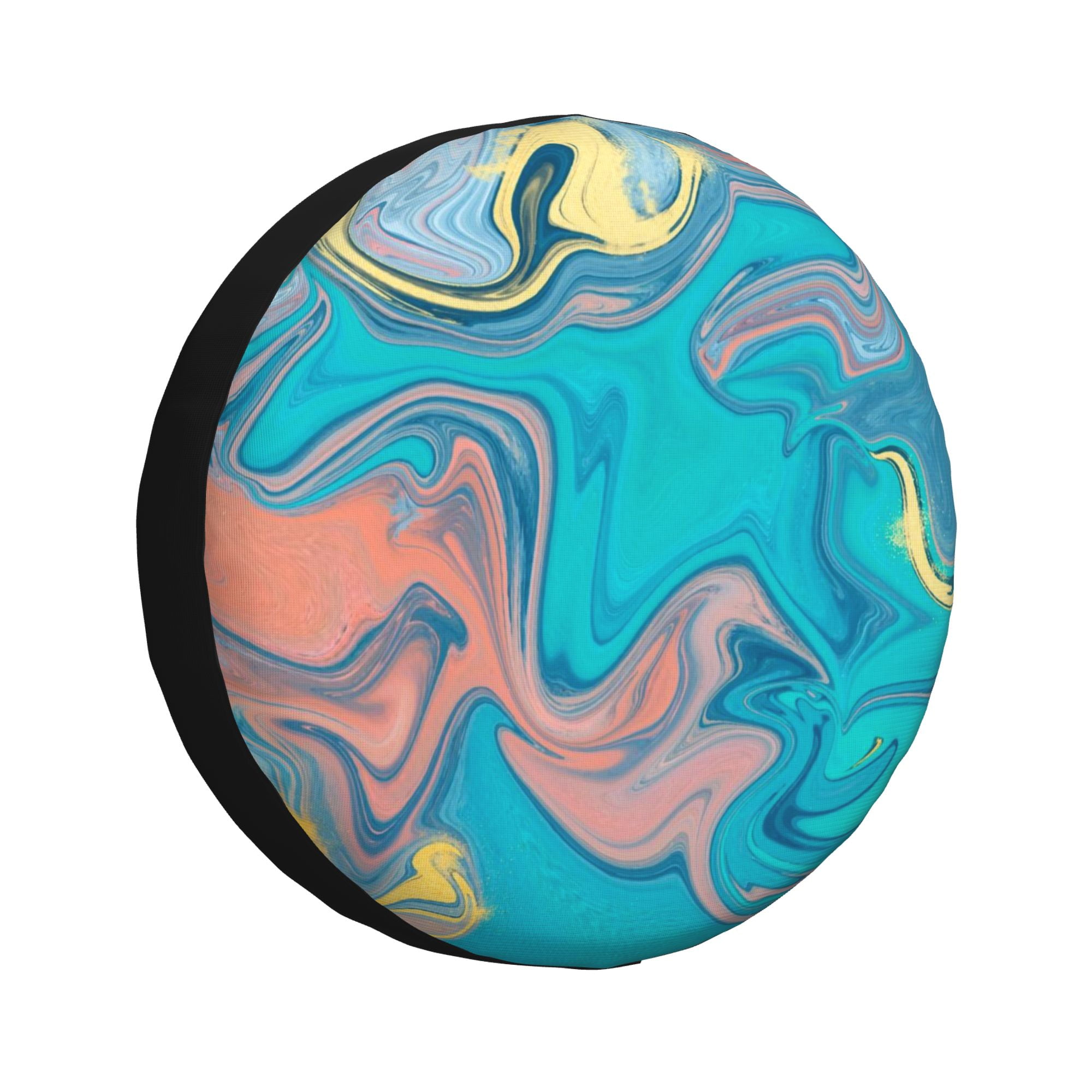 XMXY Gold Color Powdered Marble Texture Spare Tire Cover, Universal ...