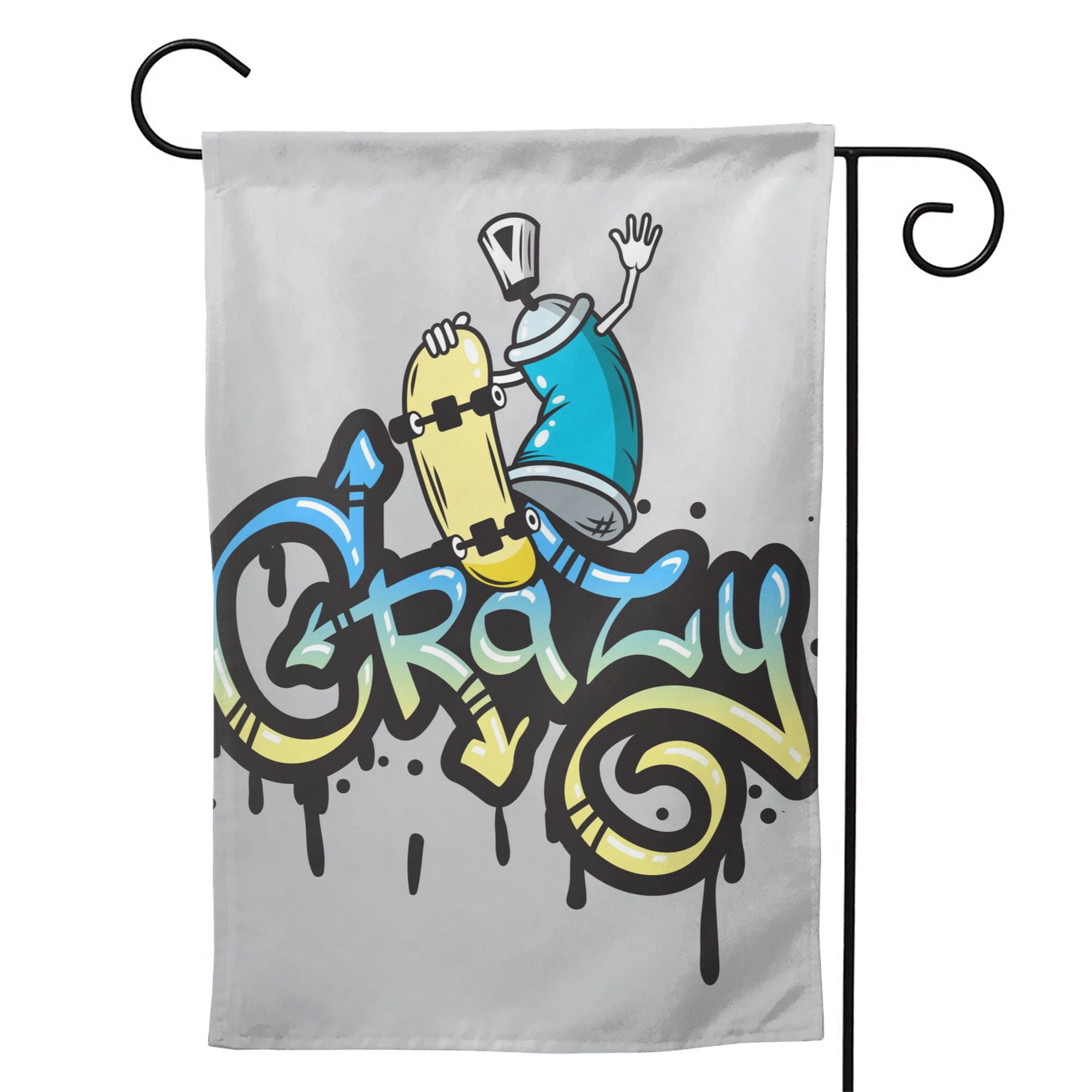 XMXY Graffiti Art Skateboarding Garden Flags Double Sided,Farmhouse ...