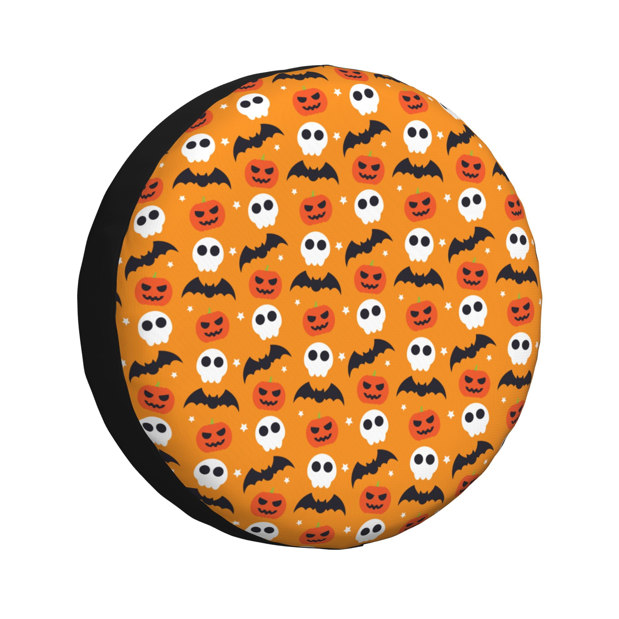 XMXY Halloween Cartoon Pumpkin Bat Spare Tire Cover, Universal ...