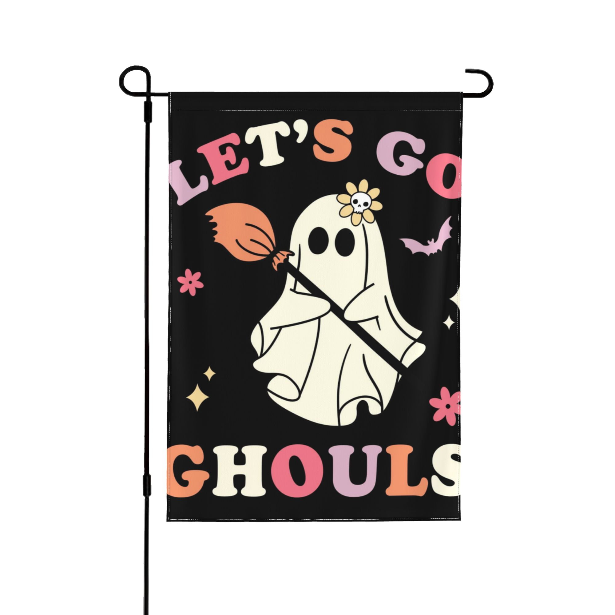 XMXY Halloween Ghost Witch Garden Flags Double Sided,Farmhouse Holiday ...