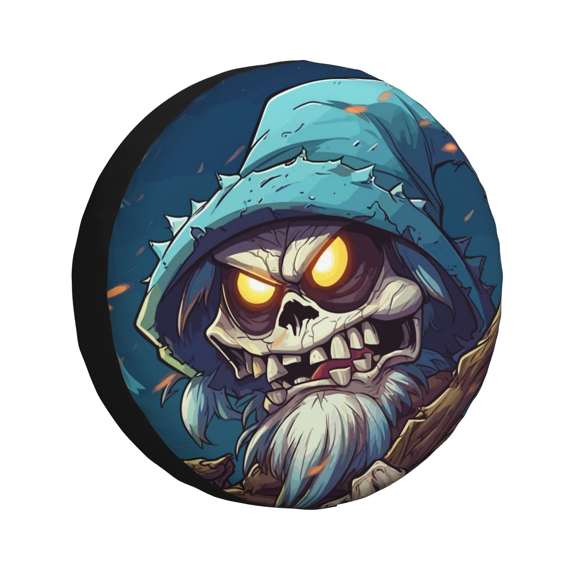 XMXY Halloween Monster Haunted Skull Spare Tire Cover, Universal ...