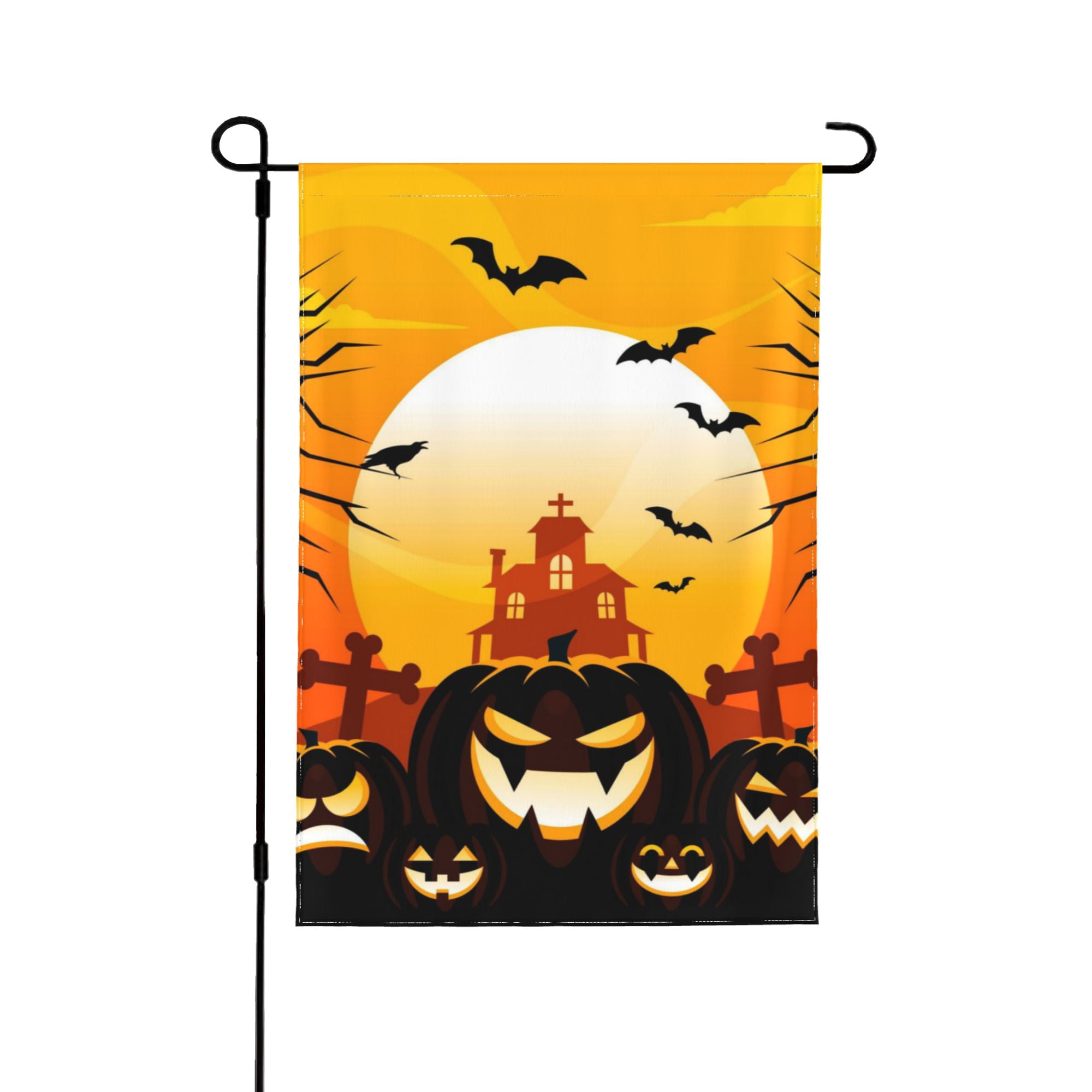 XMXY Halloween Spooky Celebration Garden Flags Double Sided,Farmhouse ...