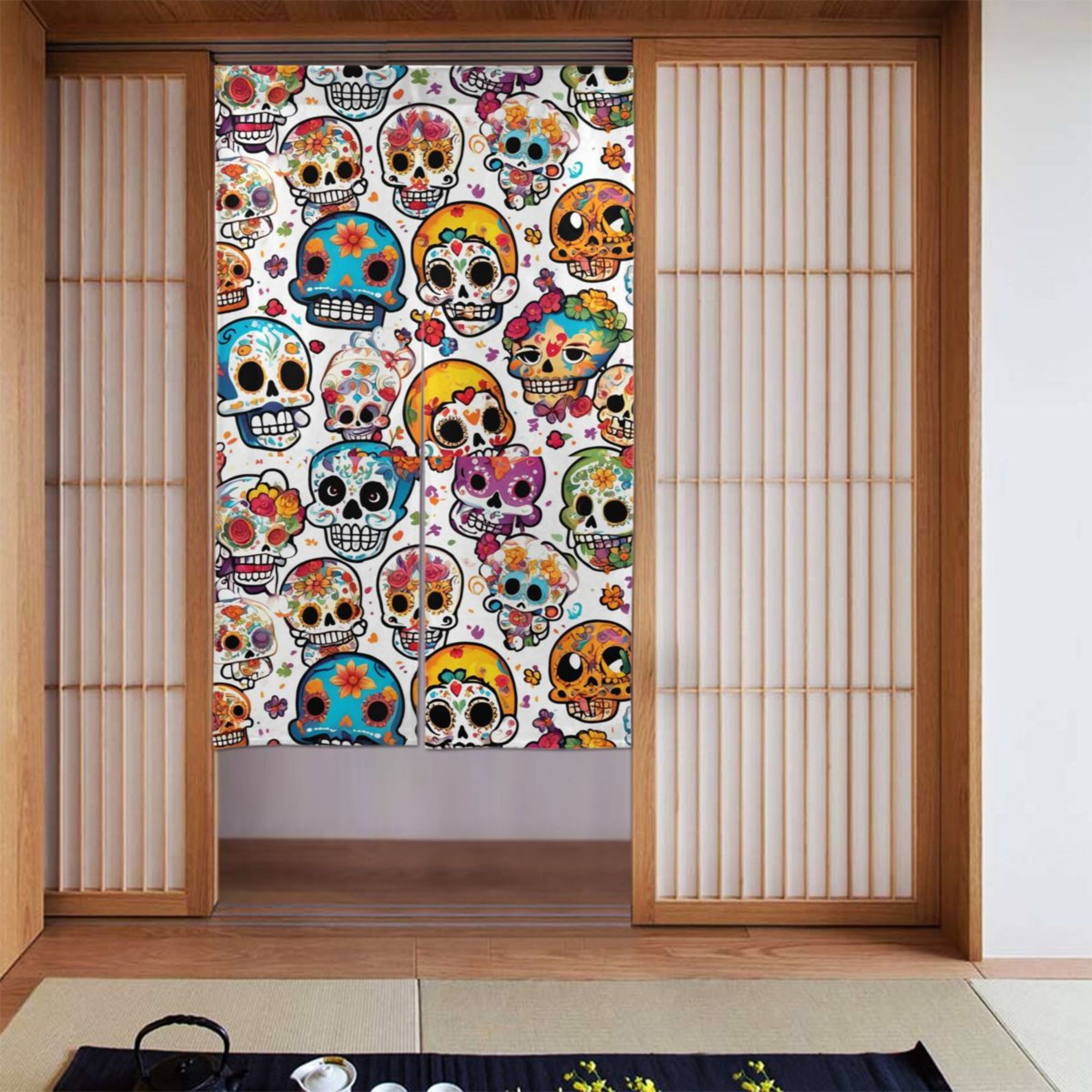 XMXY Japanese Doorway Curtain Noren, Festive Whimsy Anime Door Closet ...