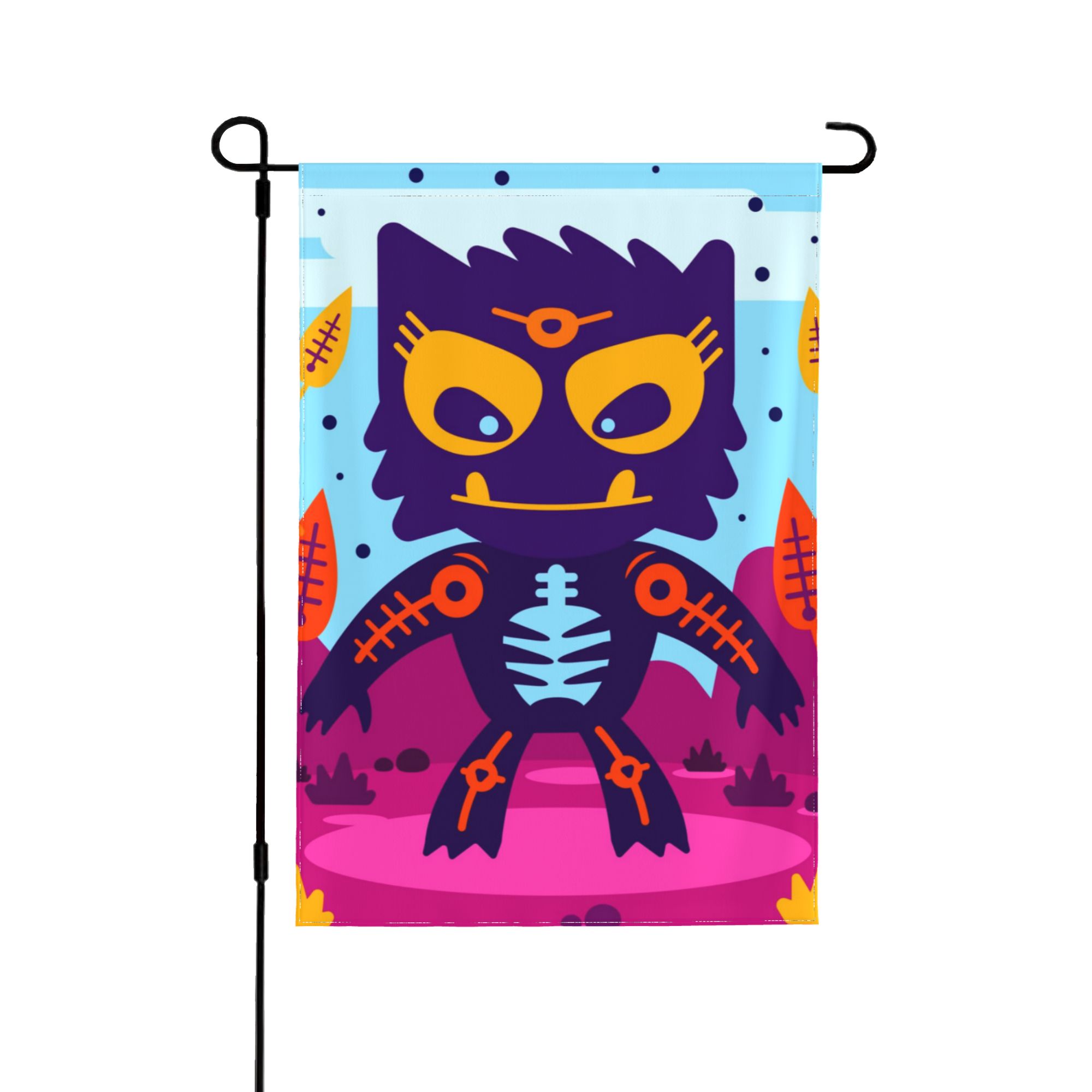 XMXY Monster Alien Planet Garden Flags Double Sided,Farmhouse Holiday ...