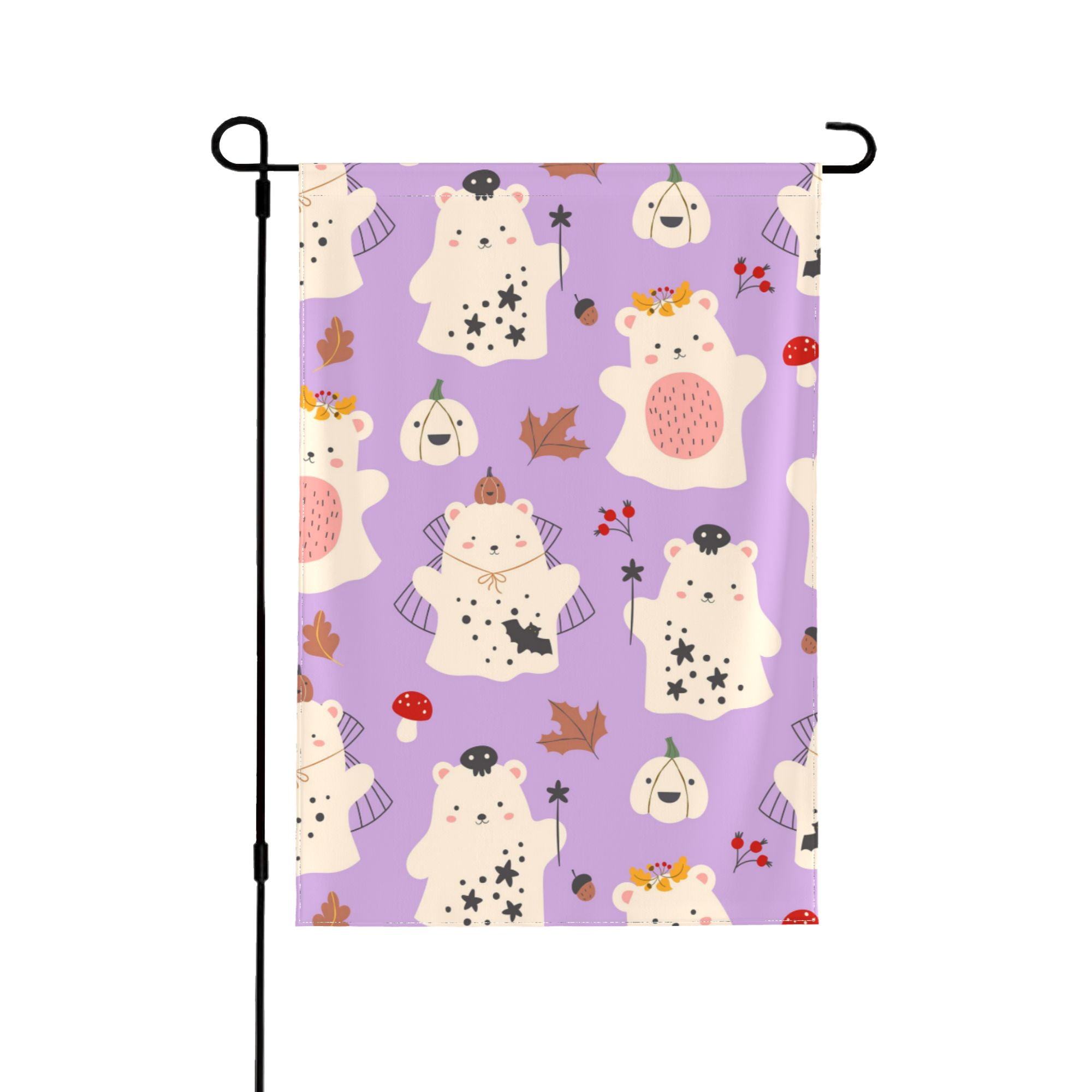 XMXY Muertos Cute Halloween Creepy Garden Flags Double Sided,Farmhouse ...