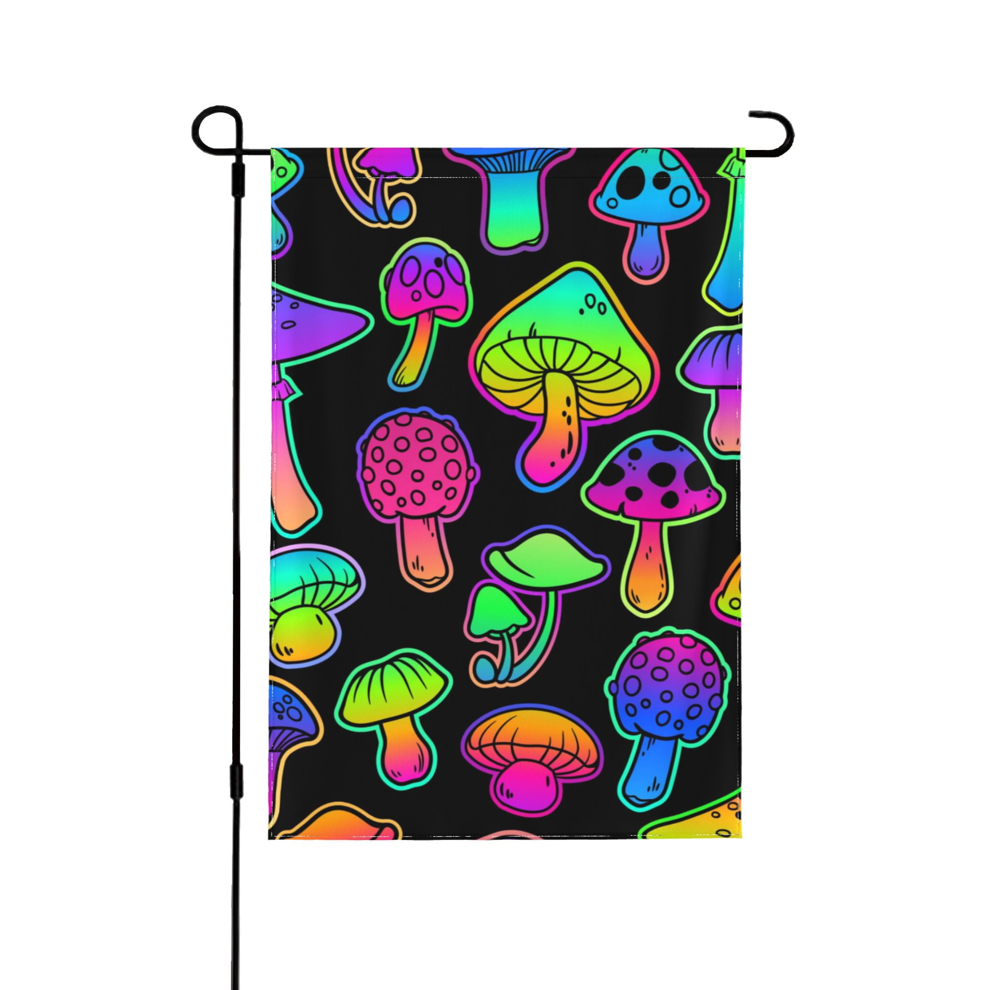 XMXY Mushroom Seamless Bright Garden Flags Double Sided,Farmhouse ...