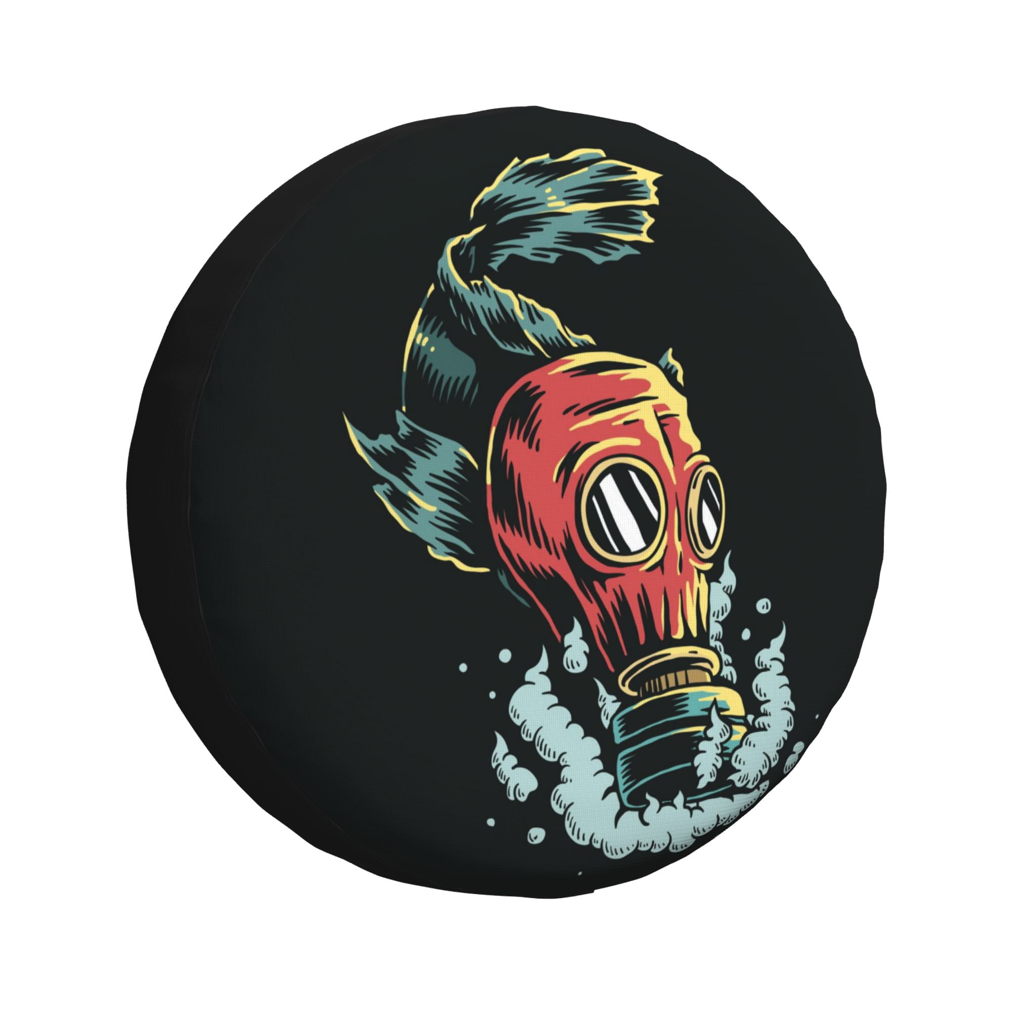 XMXY Ocean Fish Pollution Spare Tire Cover, Universal Waterproof Cover ...