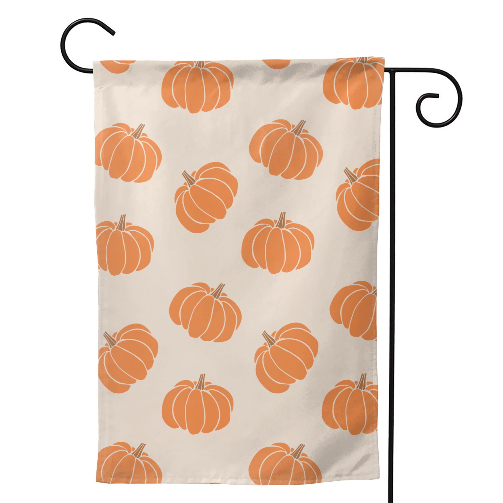 XMXY Orange Pumpkin Seamless Print Garden Flags Double Sided,Farmhouse ...