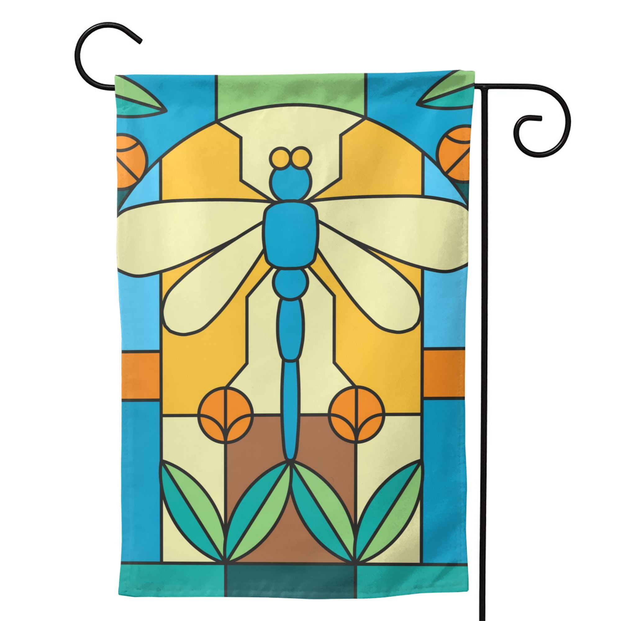 XMXY Painted Cartoon Dragonfly Garden Flags Double Sided,Farmhouse ...