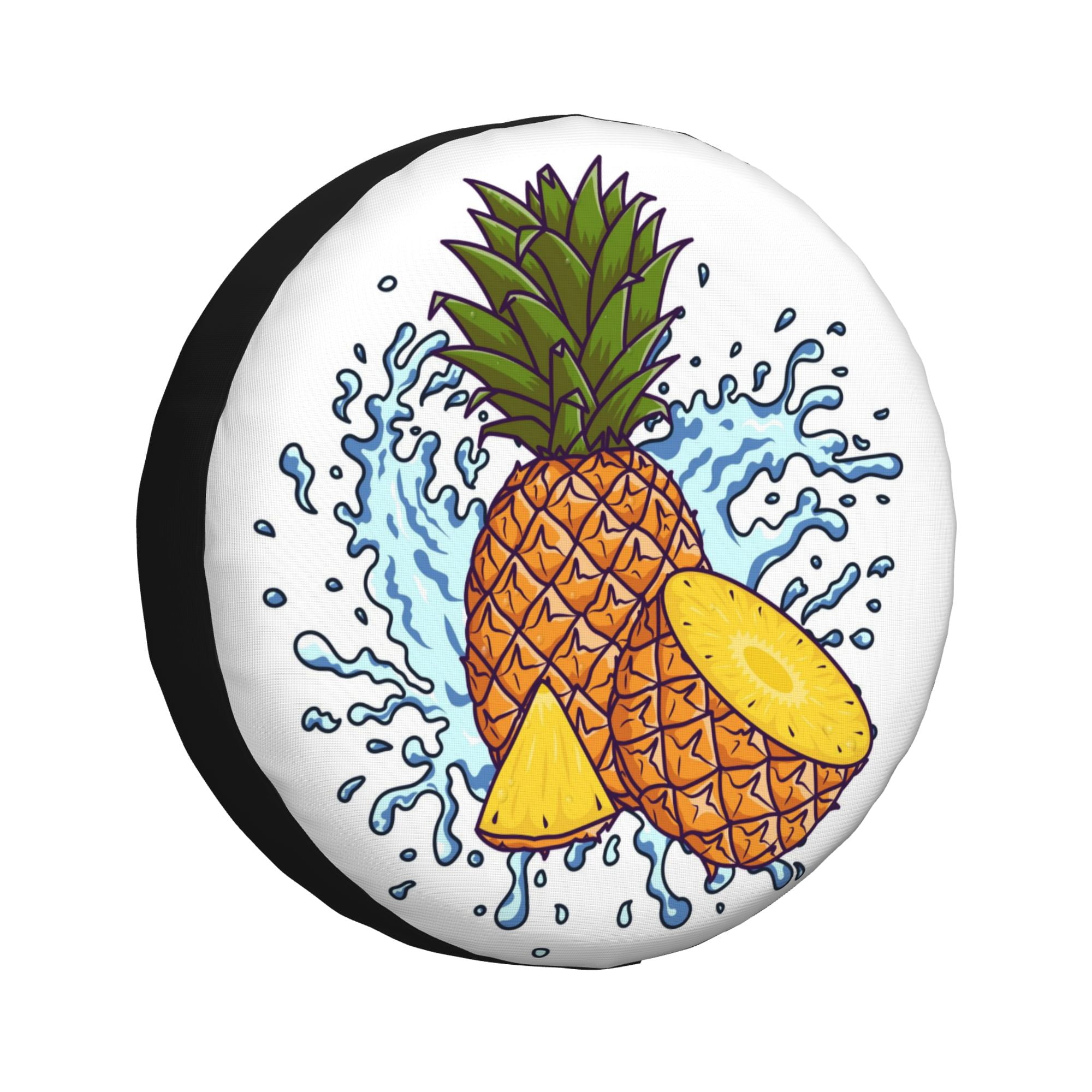 XMXY Pineapple Juice Drip Splash Spare Tire Cover, Universal Waterproof ...