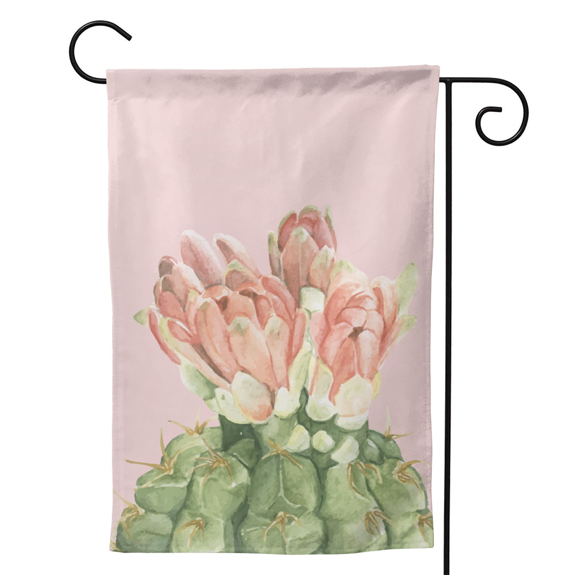XMXY Pink Cactus Plant Garden Flags Double Sided,Farmhouse Holiday Yard ...