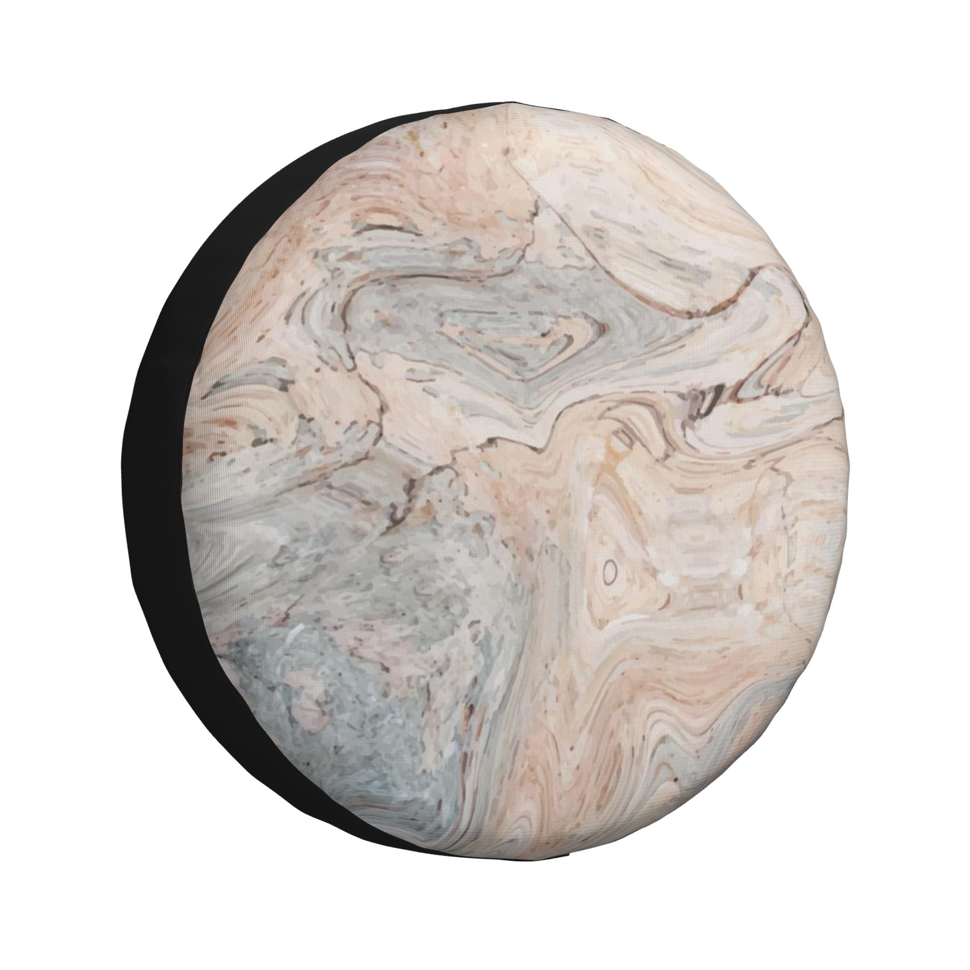 XMXY Pink Texture Fluid Marble Spare Tire Cover, Universal Waterproof ...