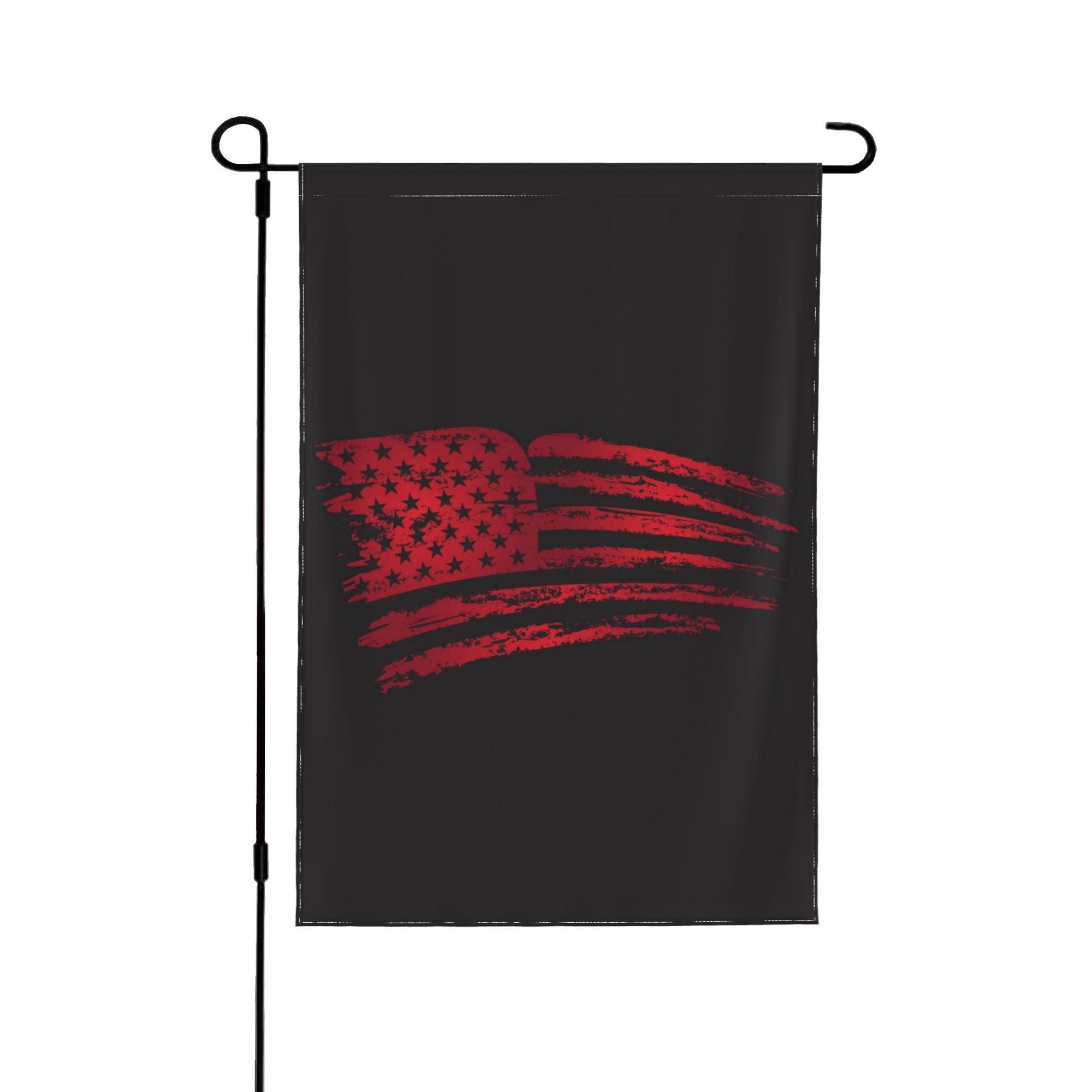 XMXY Reddish Usa Flag With Black Garden Flags Double Sided,Farmhouse ...