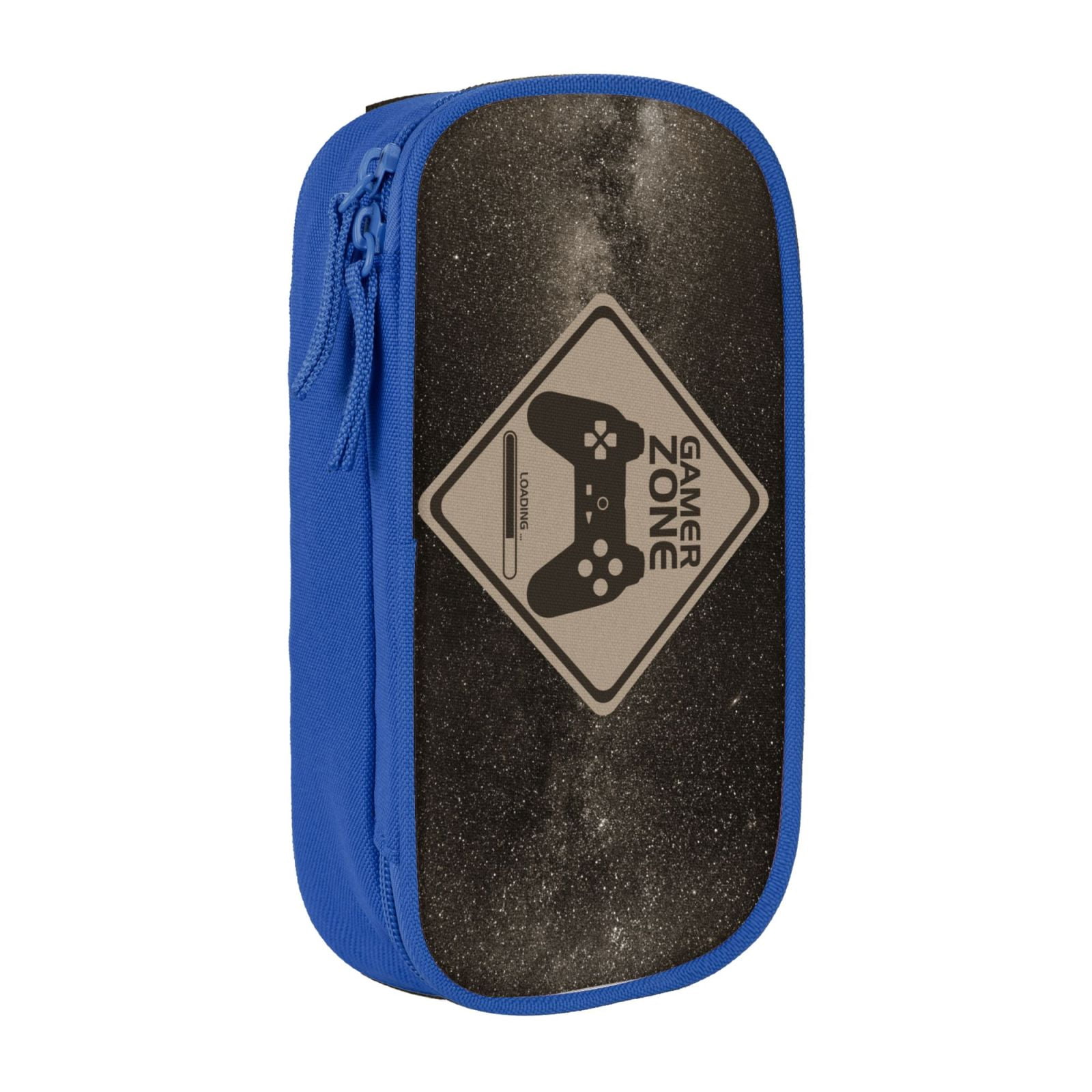 XMXY Retro Gaming Area Warning Large Capacity Pencil Case, Portable ...