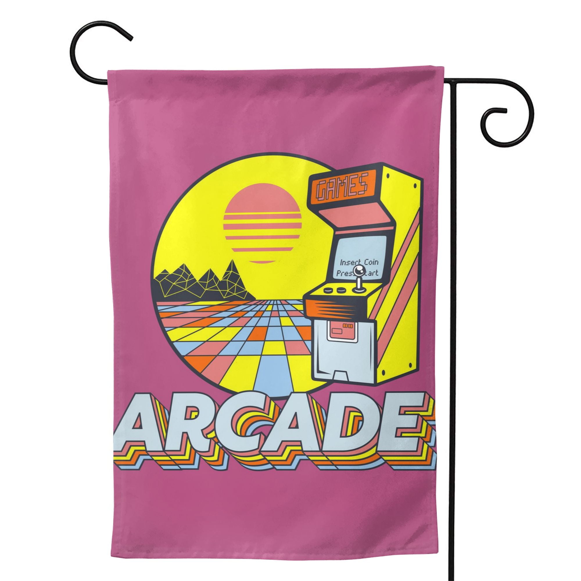 XMXY Retro Sunset Gaming Machine Garden Flags Double Sided,Farmhouse ...